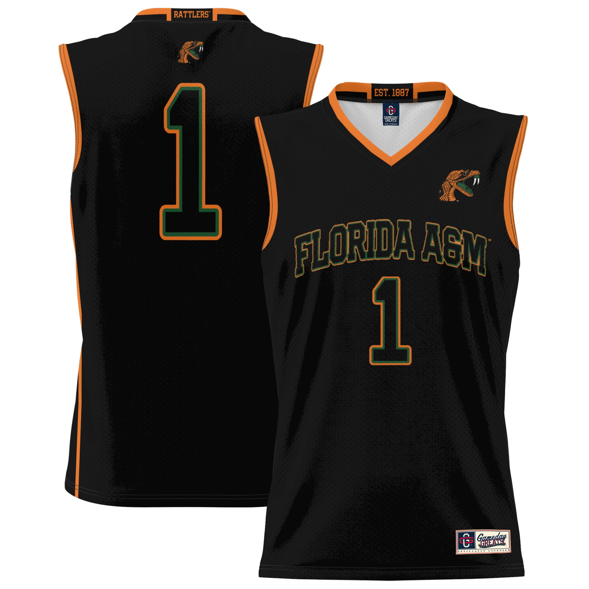 Youth GameDay Greats #1 Black Florida A&M Rattlers Lightweight ...