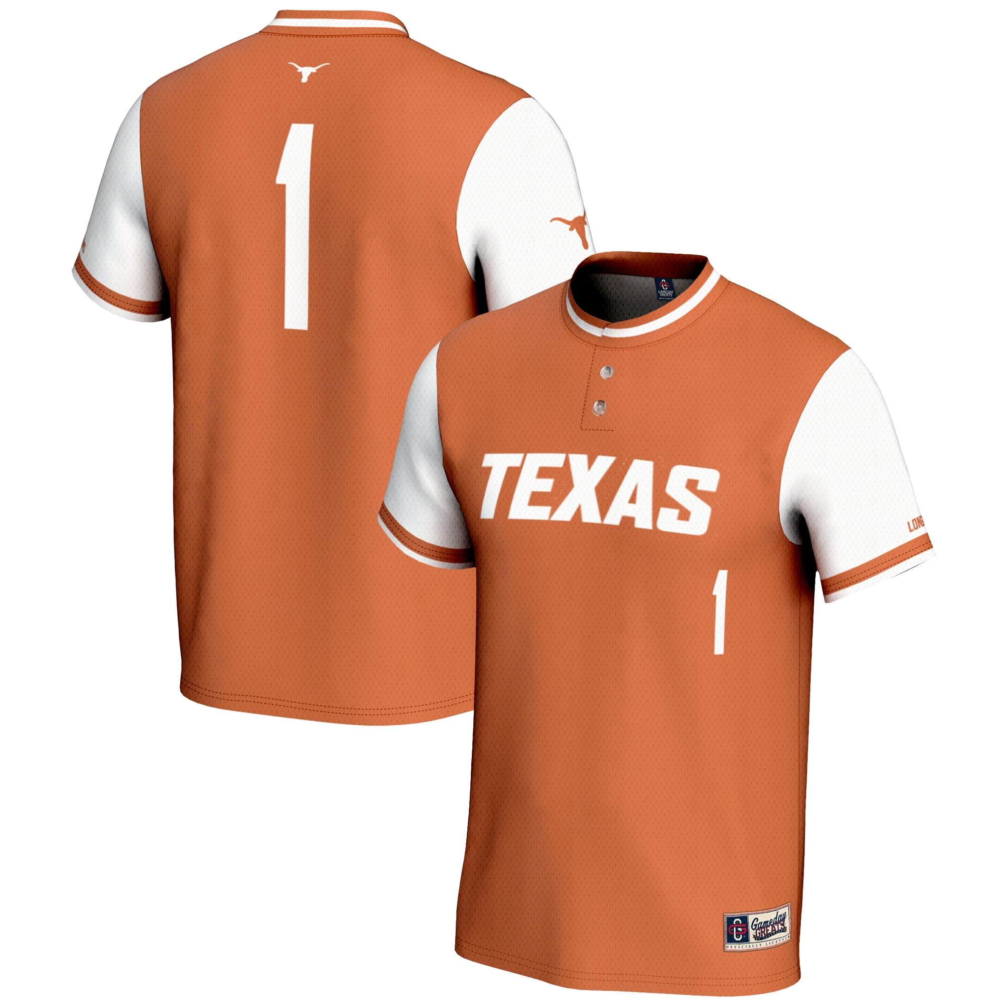 Youth GameDay Greats #1 Burnt Orange Texas Longhorns Lightweight ...