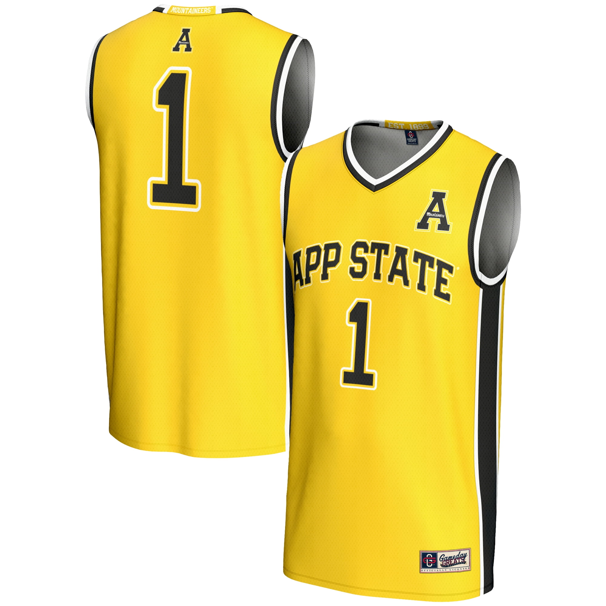Youth GameDay Greats #1 Gold Appalachian State Mountaineers Lightweight ...