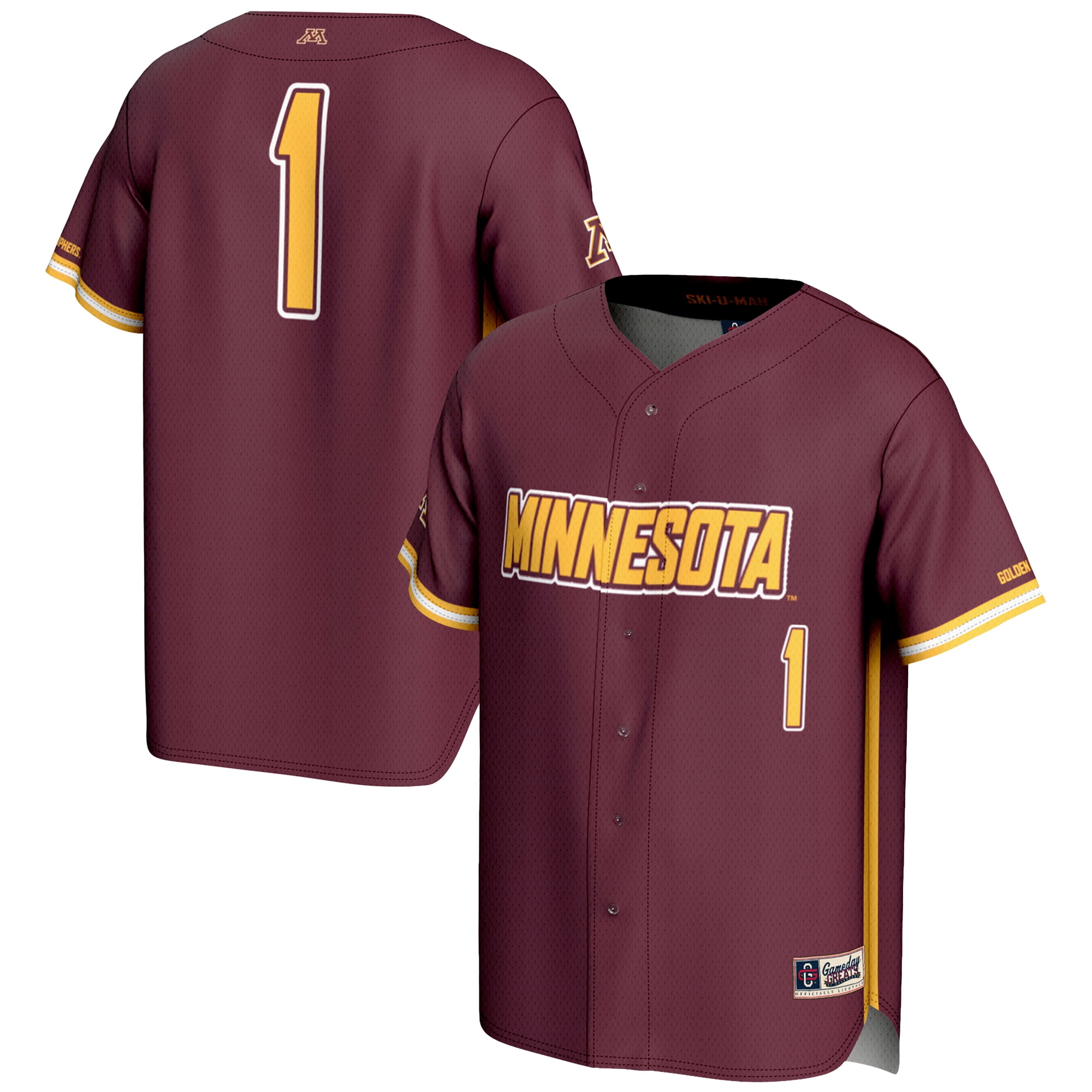 Youth GameDay Greats #1 Maroon Minnesota Golden Gophers Lightweight ...