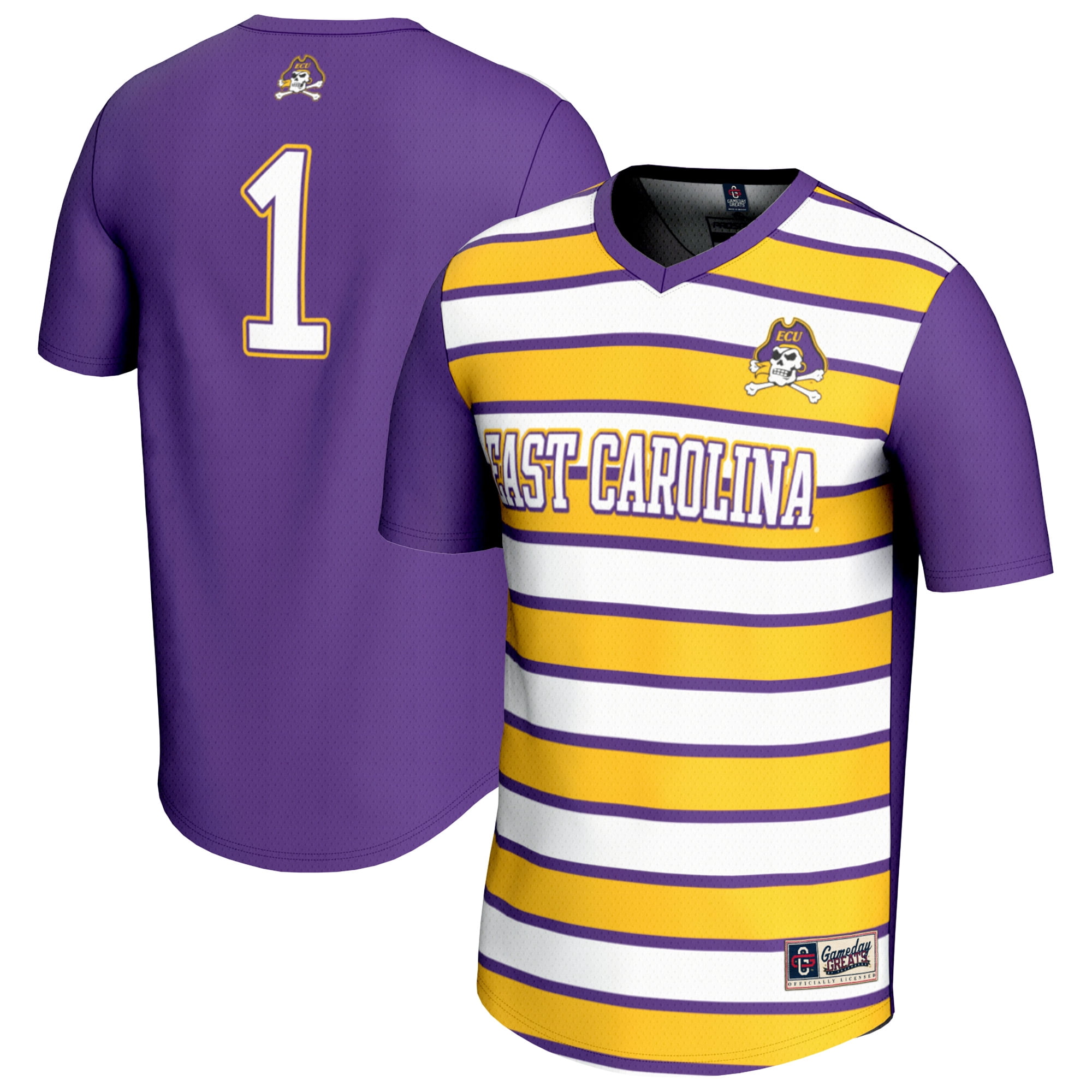 Youth GameDay Greats #1 Purple ECU Pirates Lightweight Soccer Fashion ...