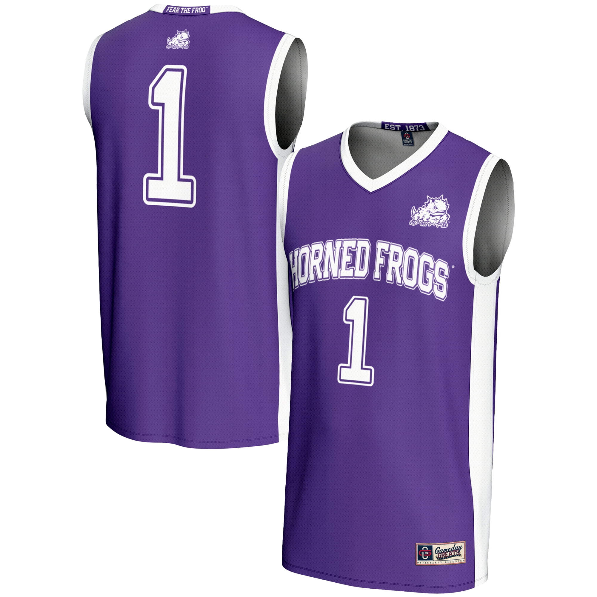 Unisex GameDay Greats #1 Purple TCU Horned Frogs Lightweight Basketball ...
