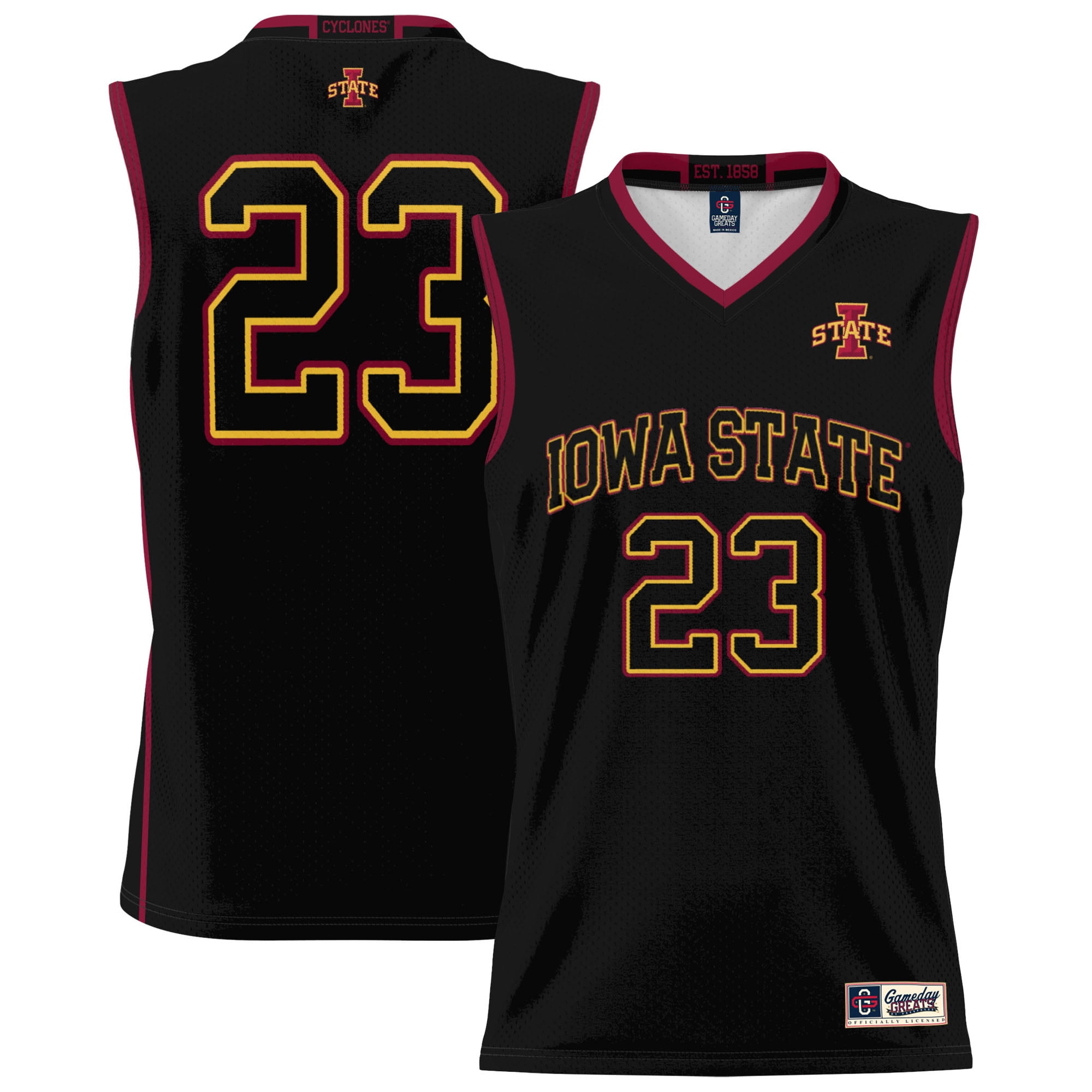 Youth GameDay Greats #23 Black Iowa State Cyclones Lightweight ...