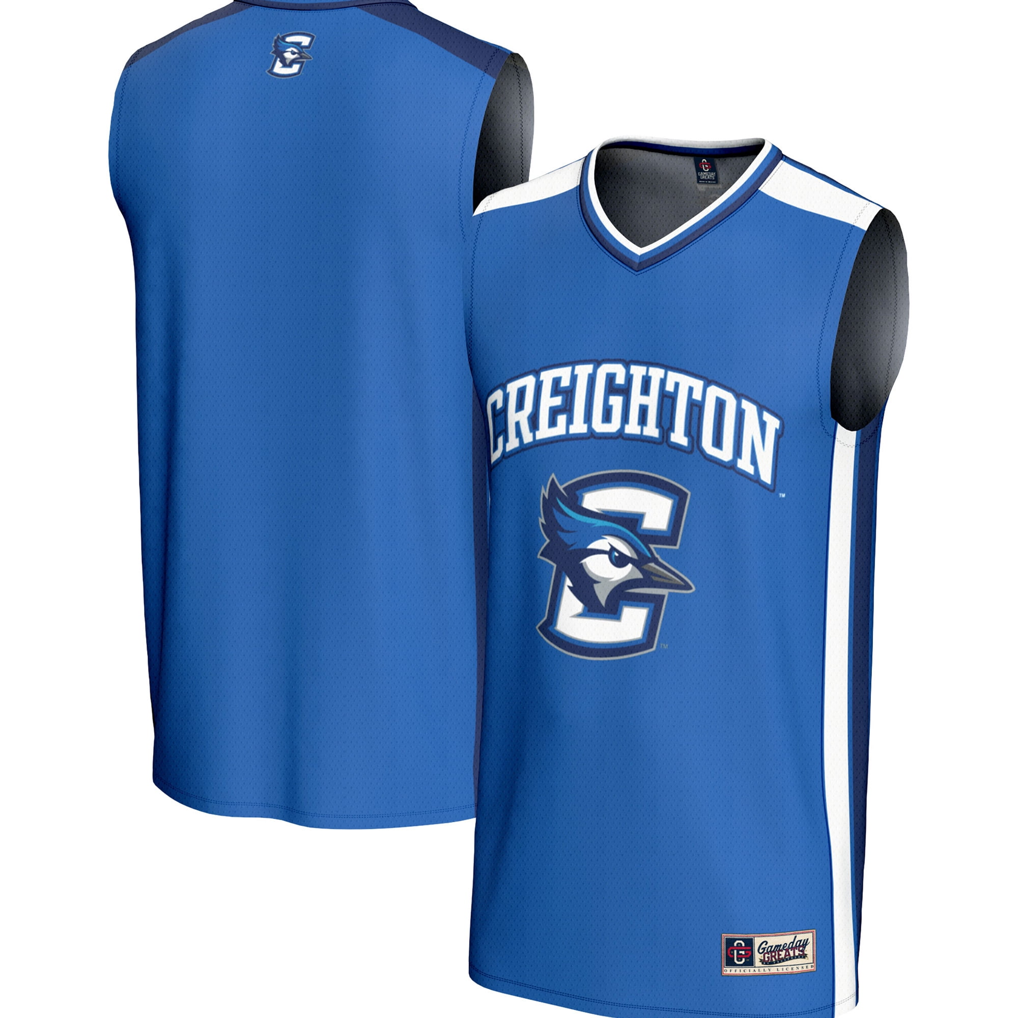 Youth GameDay Greats Blue Creighton Bluejays Spirit Basketball Jersey ...