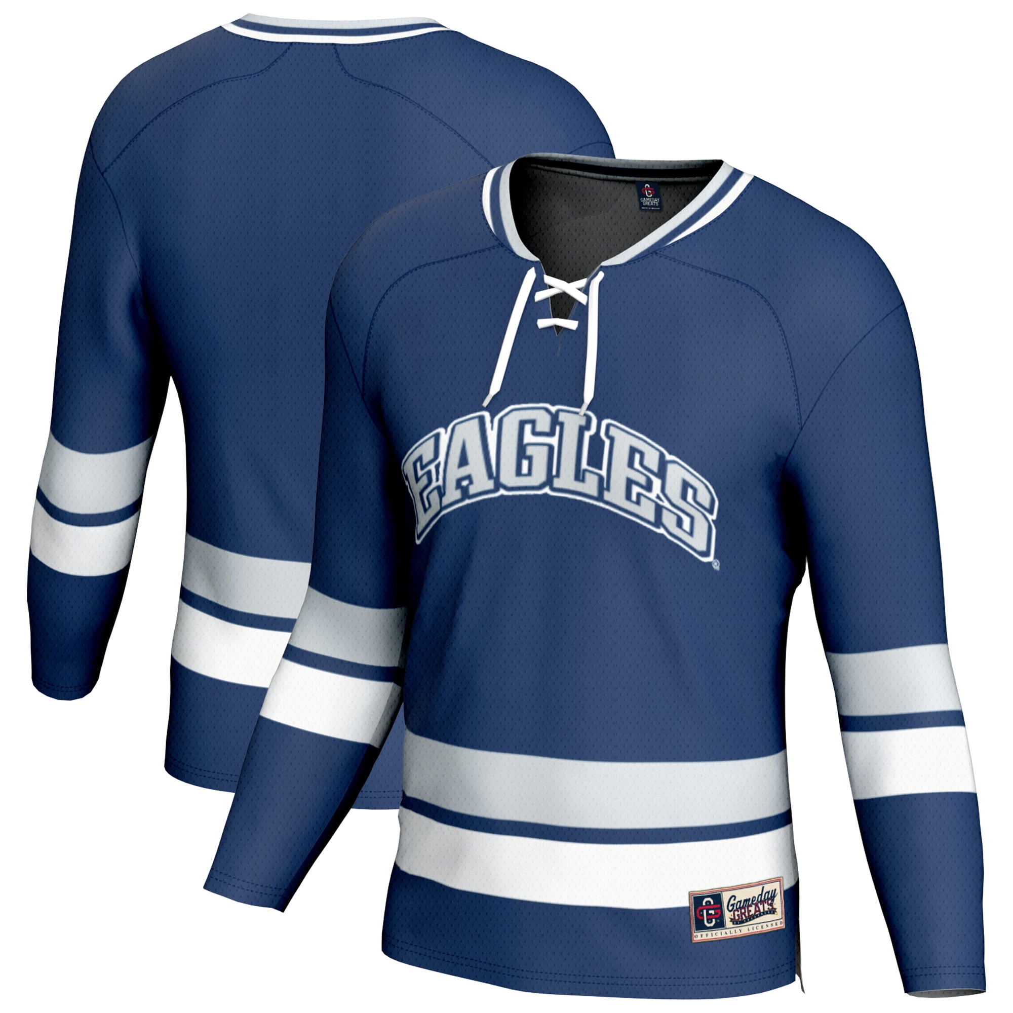 Youth GameDay Greats Blue Emory Eagles Hockey Jersey - Walmart.com
