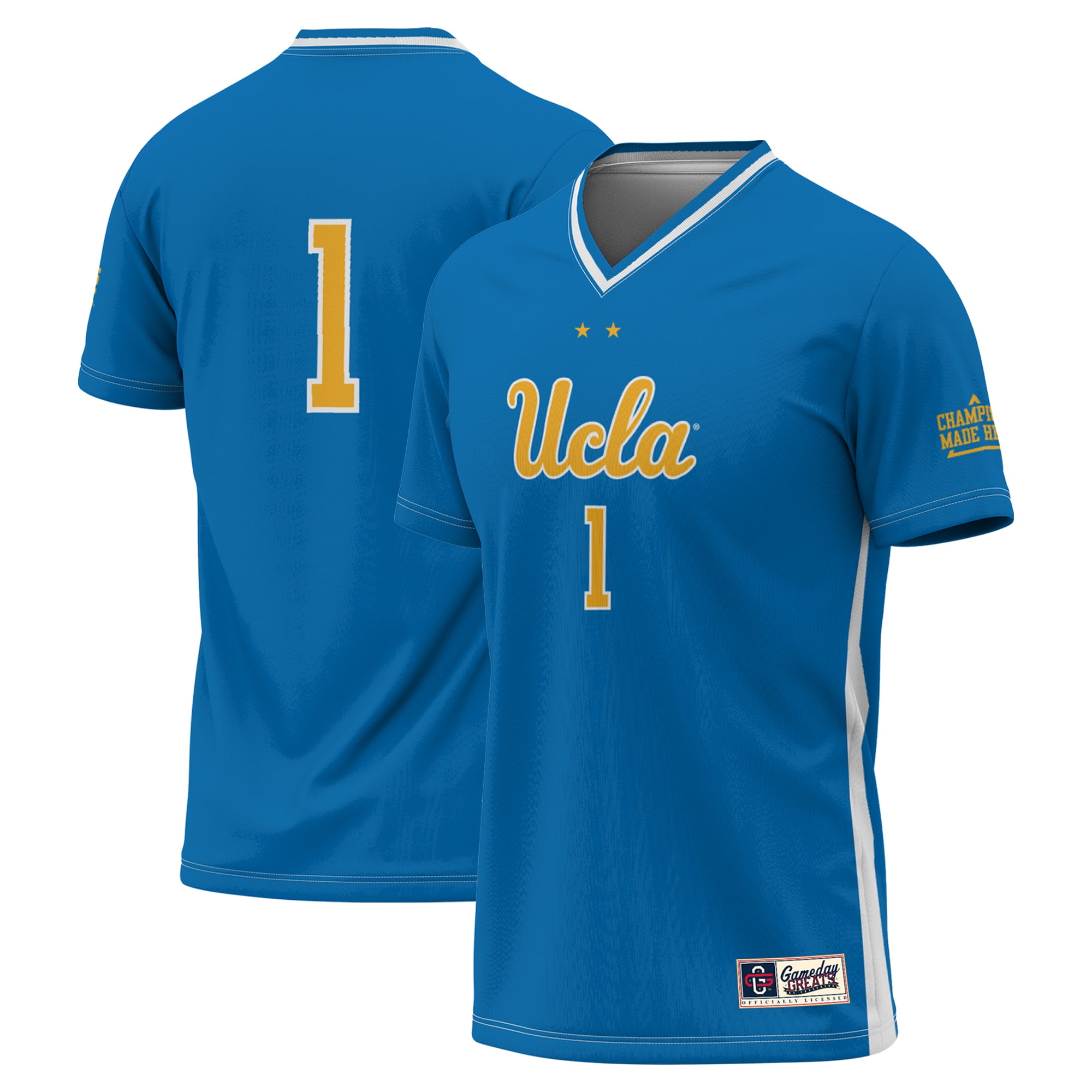 Youth GameDay Greats Blue UCLA Bruins Lightweight Soccer Fashion Jersey ...