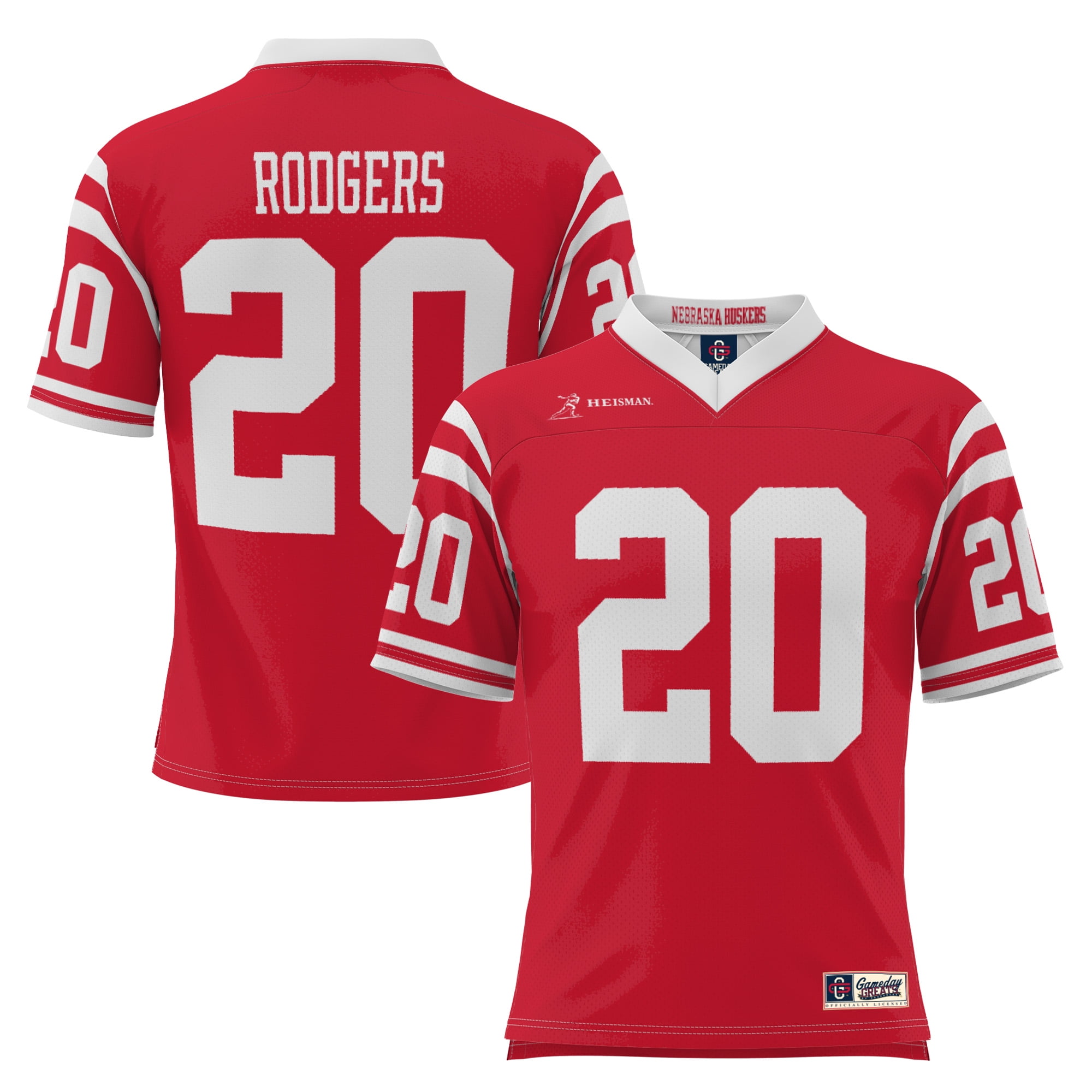 Youth GameDay Greats Johnny Rodgers Scarlet Nebraska Huskers ...