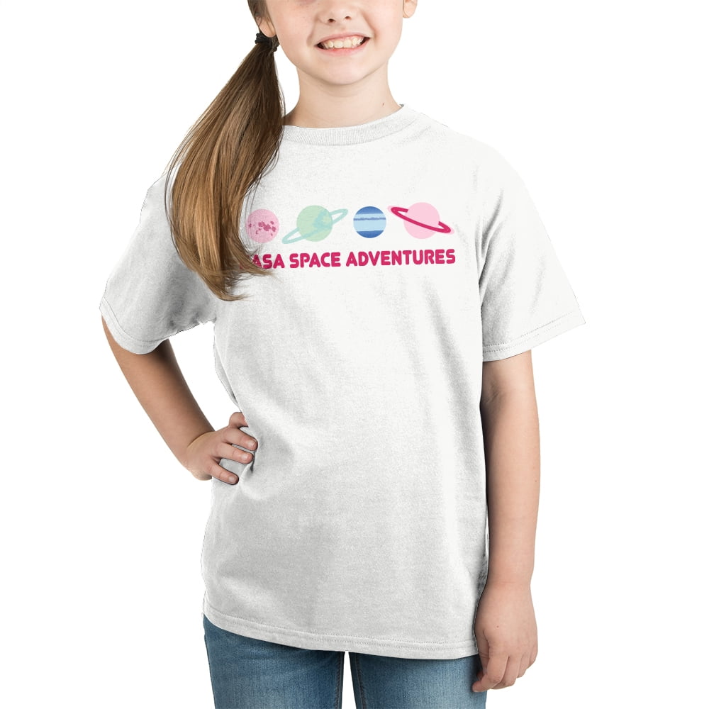 Youth Girls NASA Planets Toddler Girl Short-Sleeve T-Shirt-2T - Walmart.com