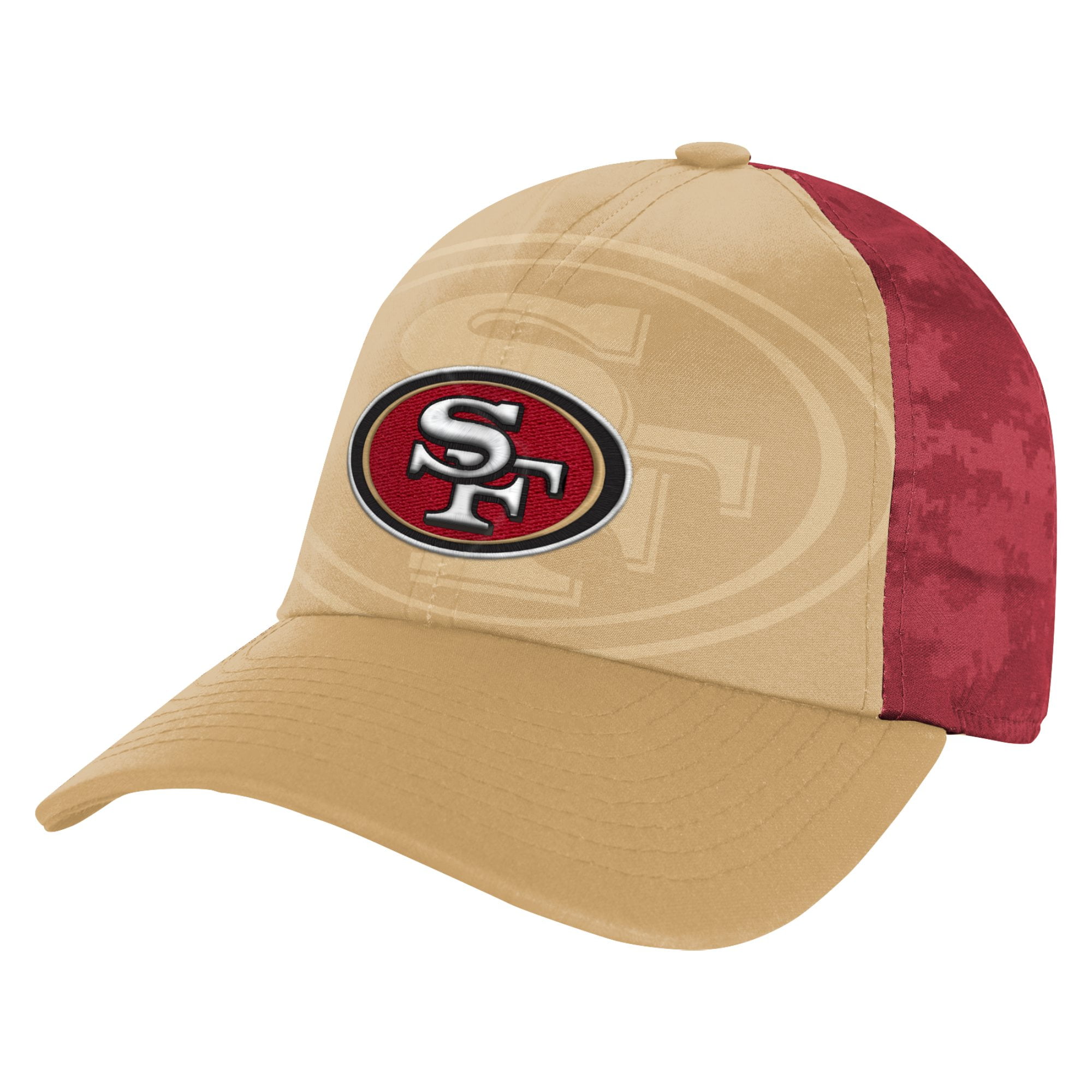 Youth Gold/Scarlet San Francisco 49ers Combine Two-Tone Adjustable Hat ...
