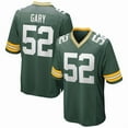 Youth Green Bay Gary 52 Green Sports Player Game Stitched Name Number T ...