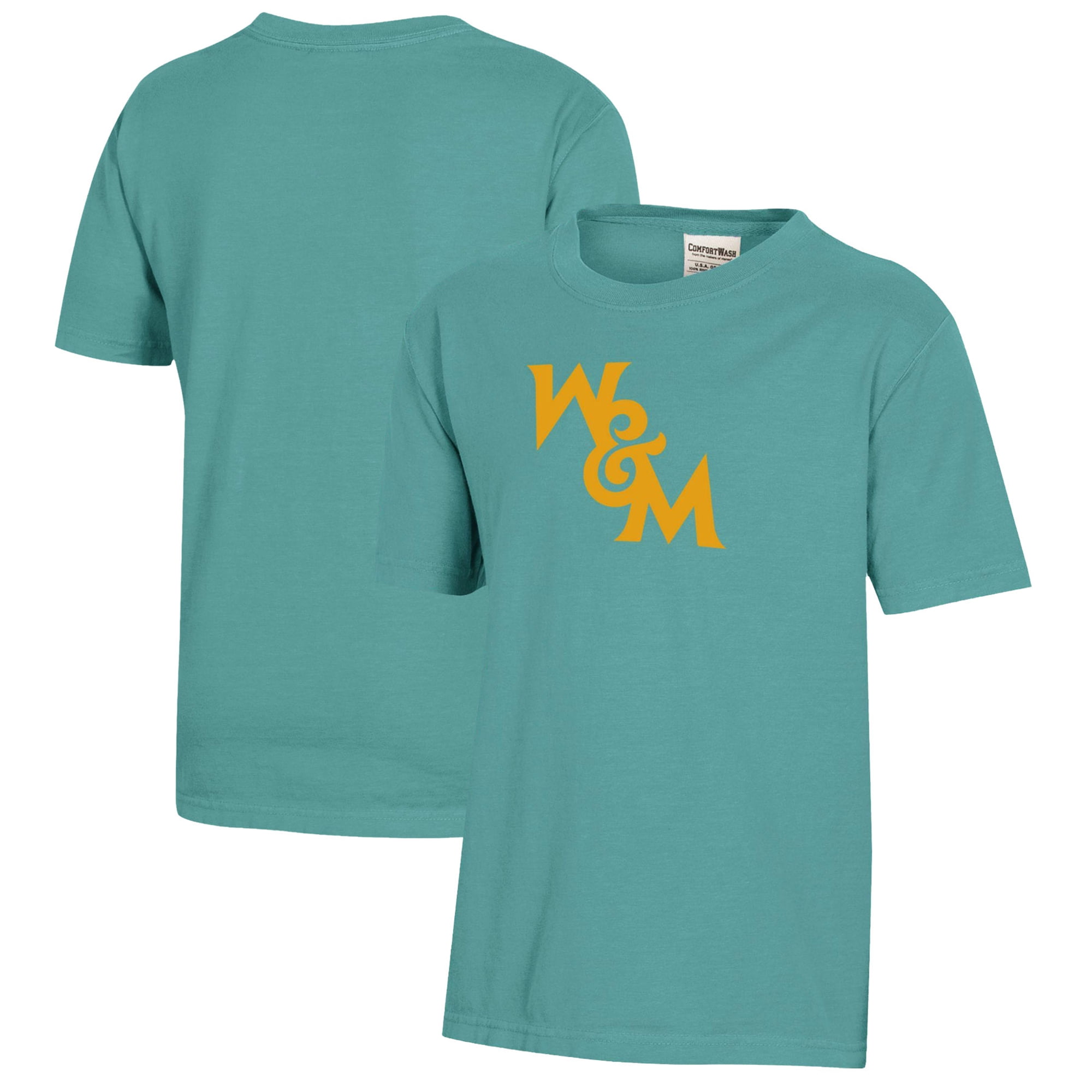 Youth Green William & Mary Tribe Logo Comfort Wash T-Shirt - Walmart.com