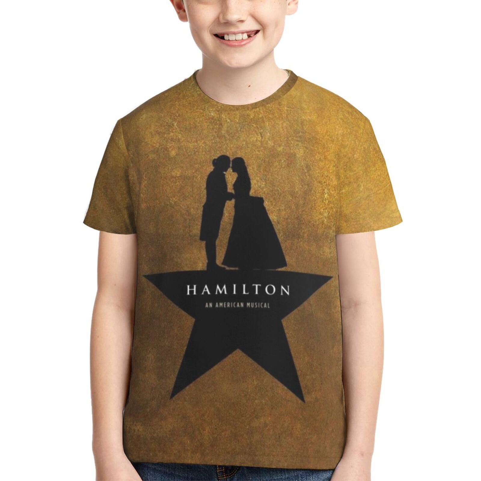 Youth Hamilton The Musical T Shirts 3D Printed Short Sleeve Tee Shirt ...