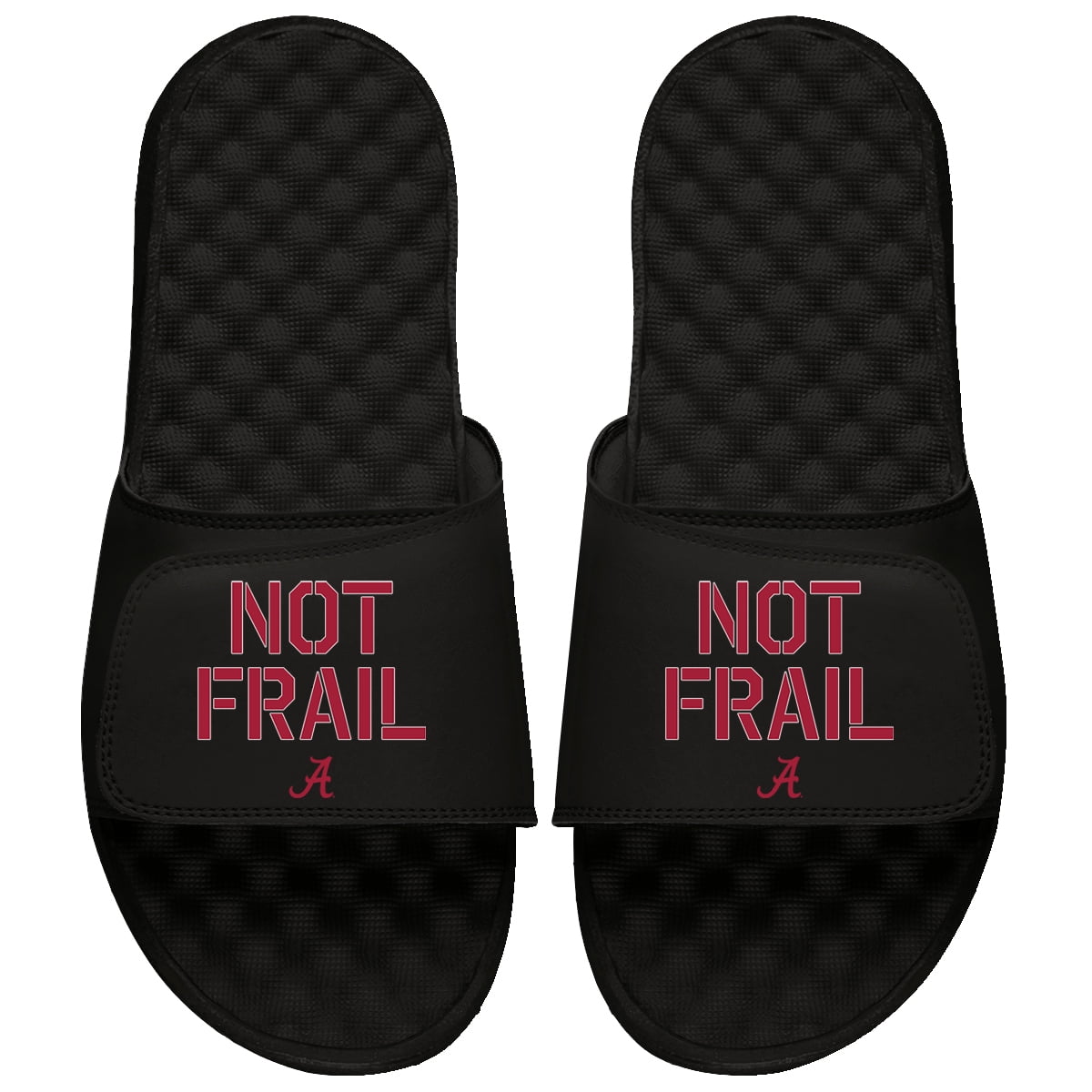 Youth ISlide Black Alabama Crimson Tide Team Slogan Slide Sandals ...