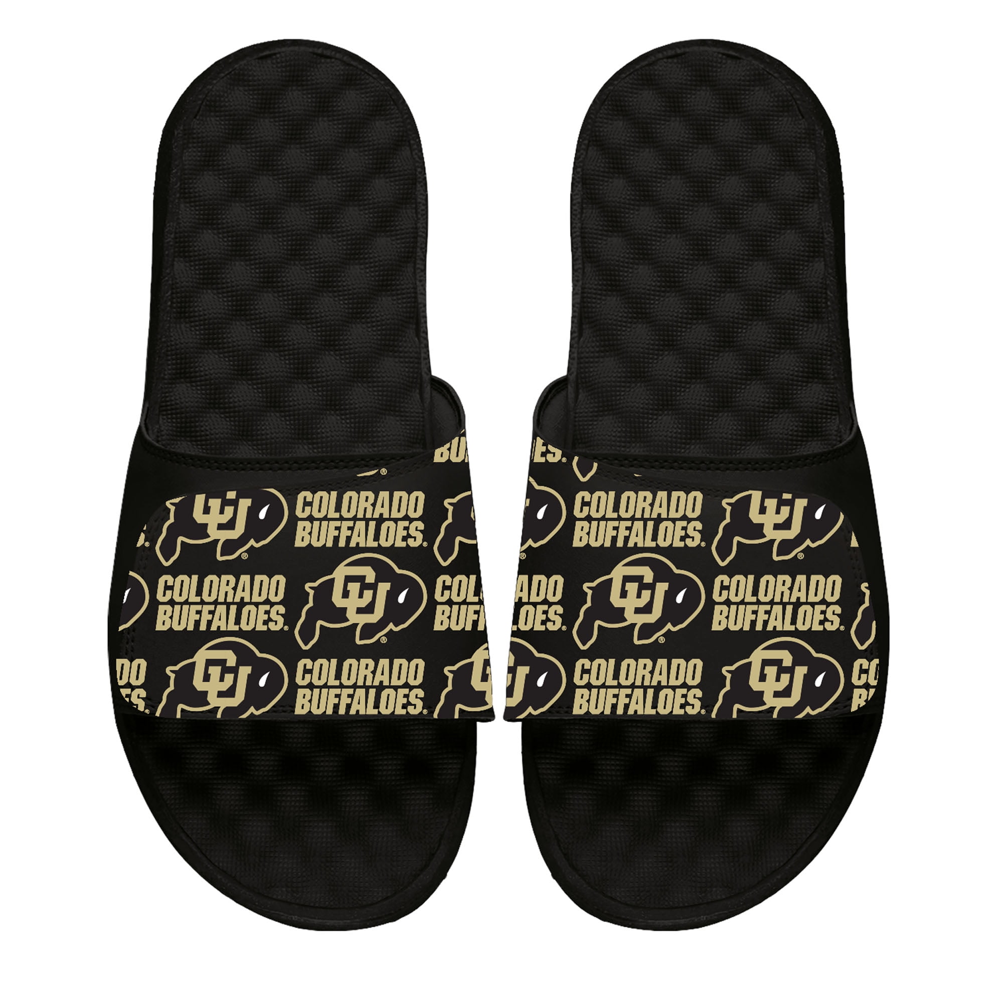 Youth ISlide Black Colorado Buffaloes Logo Pattern Slide Sandals ...