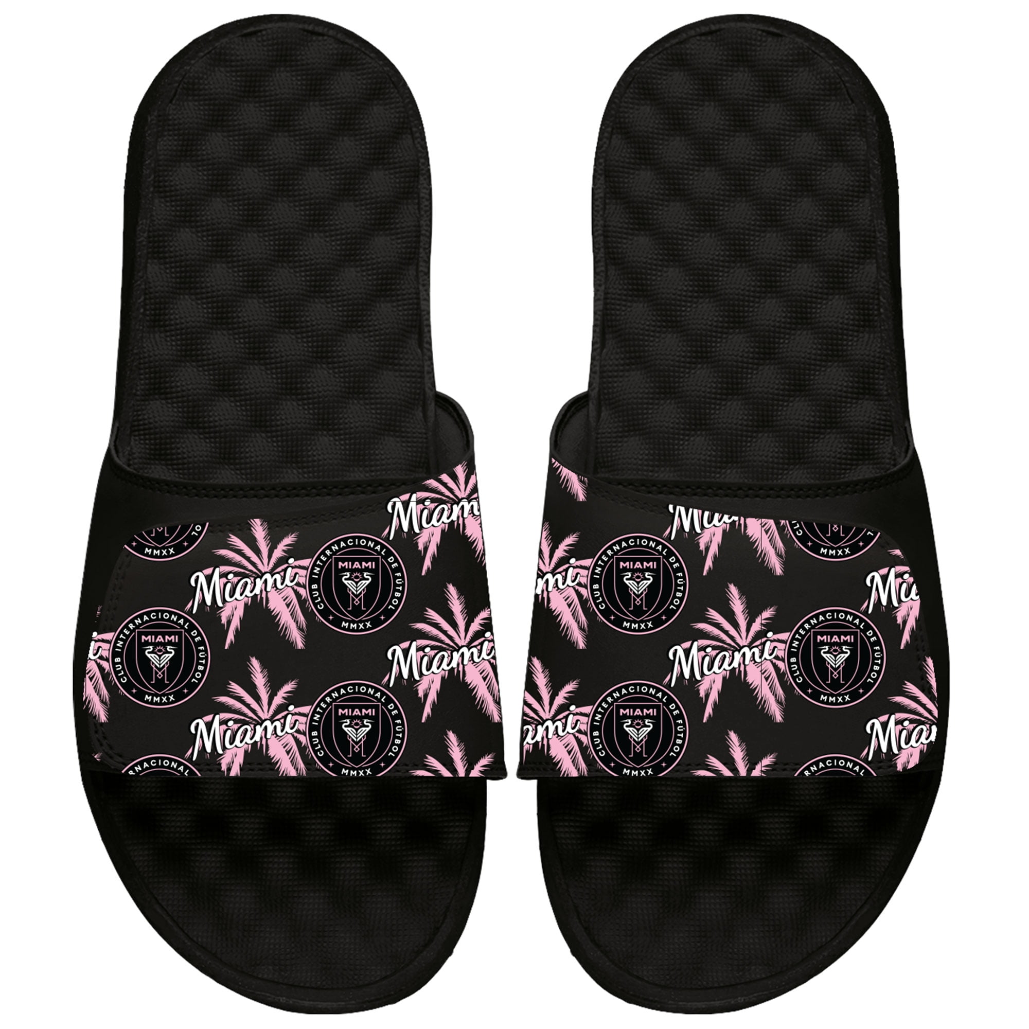 Youth ISlide Black Inter Miami CF Pattern Slide Sandals - Walmart.com