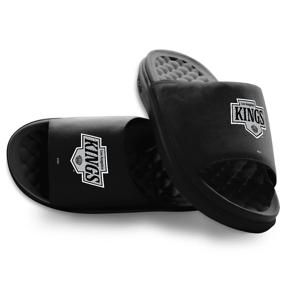 Youth ISlide Black Los Angeles Kings Primary Motive Slide Sandals ...