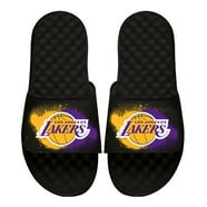 Youth ISlide White Los Angeles Lakers 90s Paper Cup Slide Sandals ...