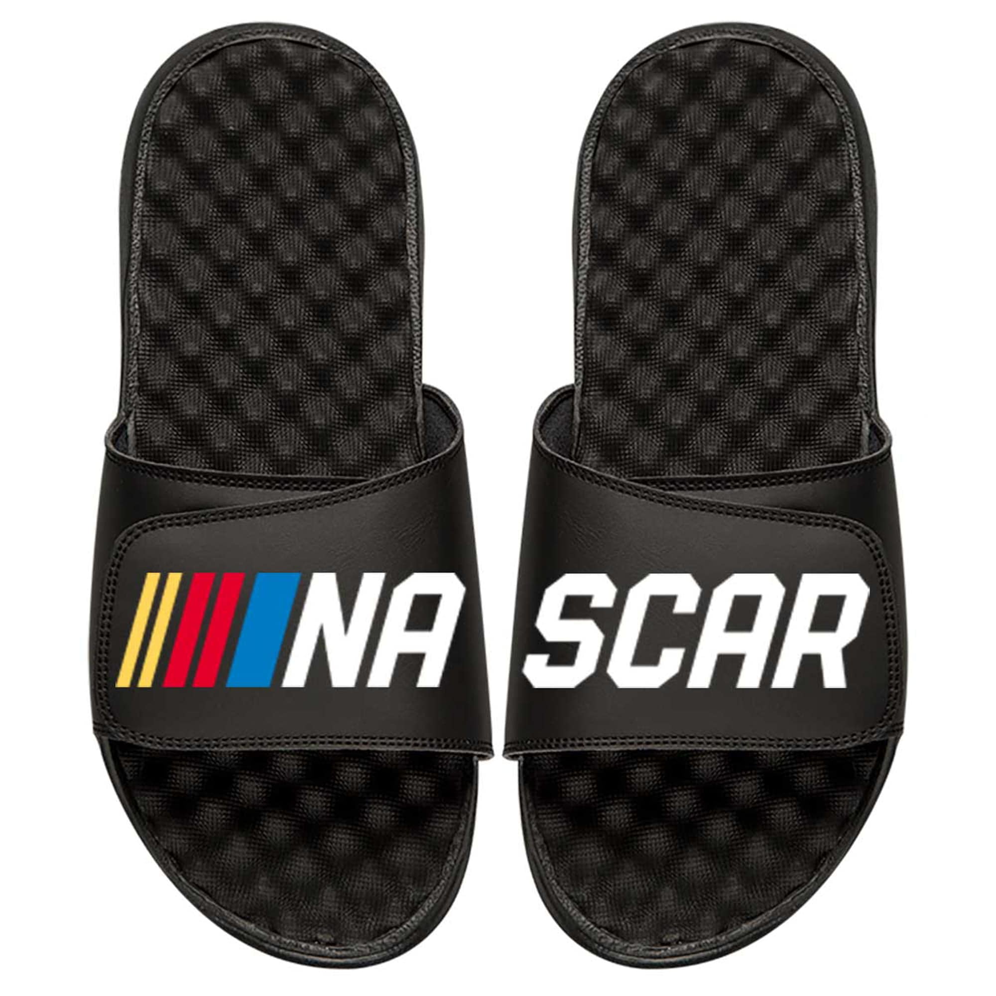 Youth ISlide Black NASCAR Split Logo Slide Sandals - Walmart.com