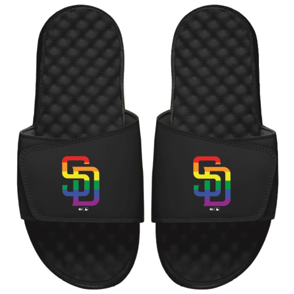 Youth ISlide Black San Diego Padres Rainbow Slide Sandals - Walmart.com