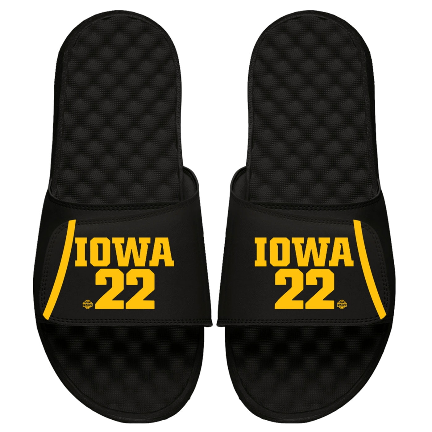 Youth ISlide Caitlin Clark Black Iowa Hawkeyes Jersey Number Slide ...