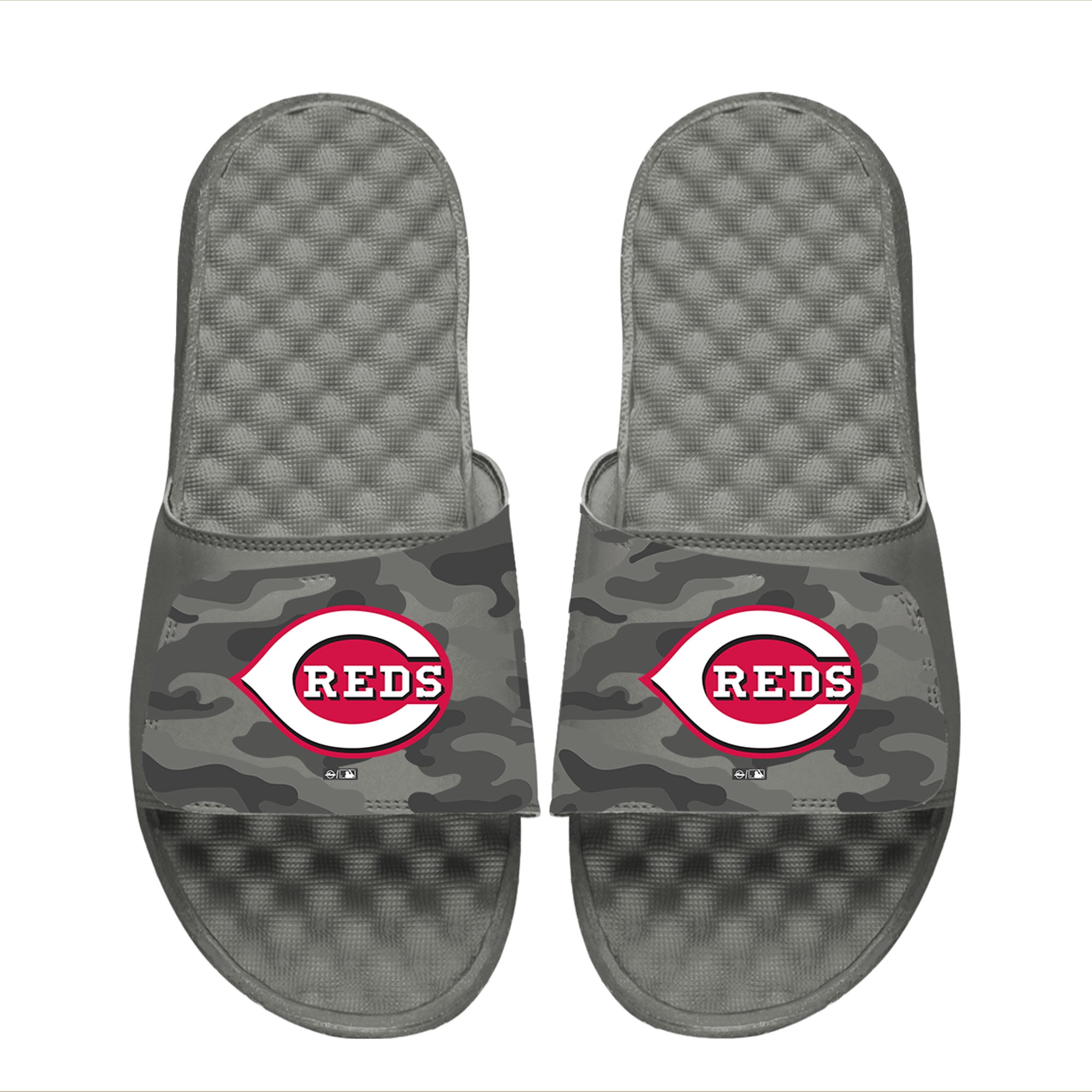 Youth ISlide Gray Cincinnati Reds Camo Slide Sandals - Walmart.com
