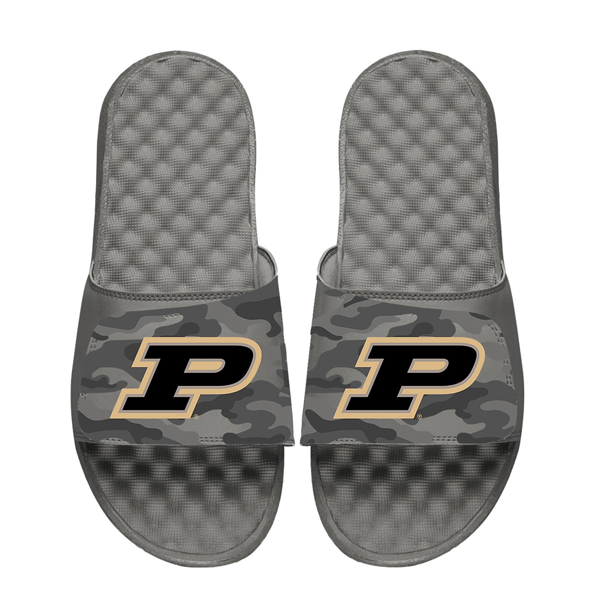 Youth ISlide Gray Purdue Boilermakers Camo Slide Sandals - Walmart.com