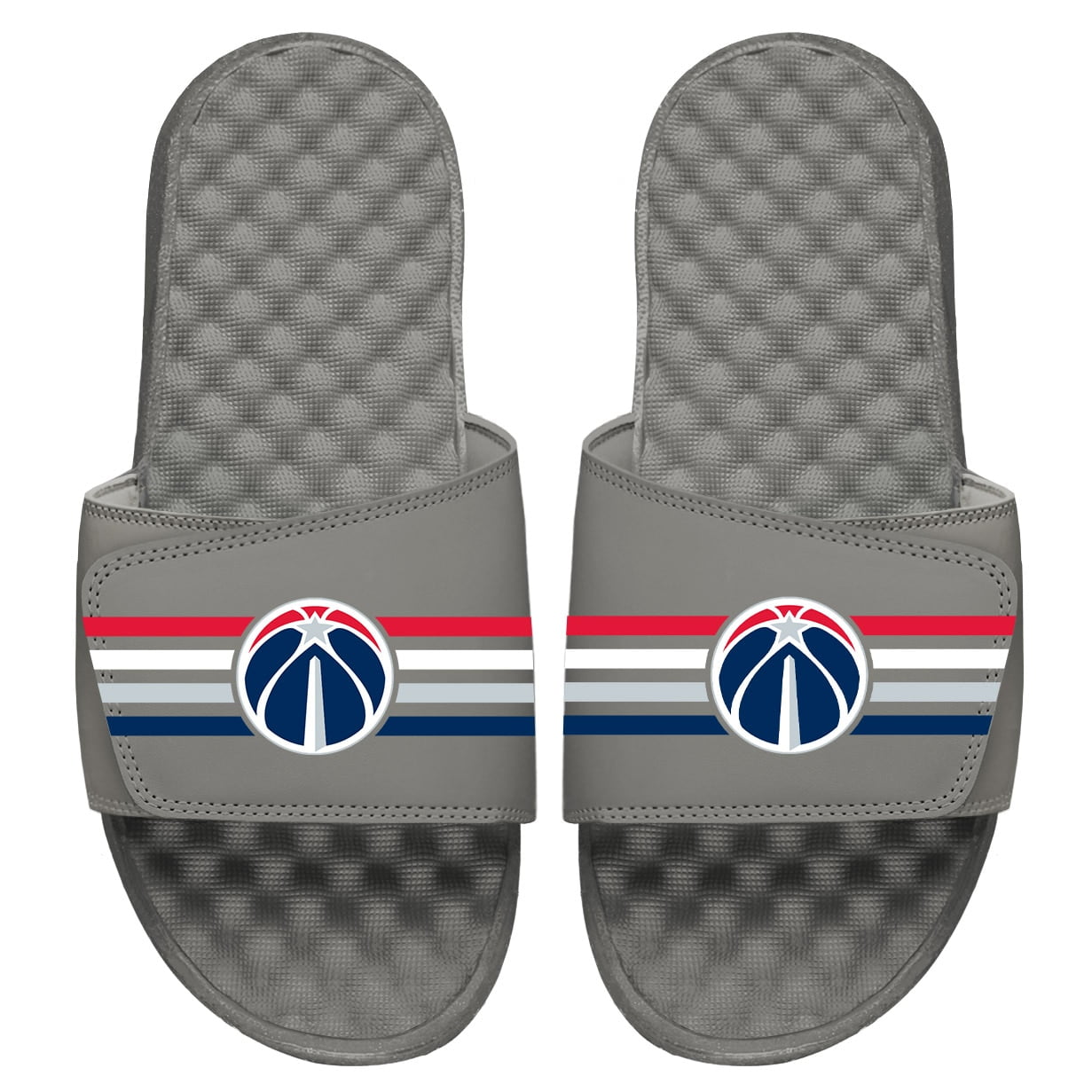 Youth ISlide Gray Washington Wizards Stripes Slide Sandals - Walmart.com