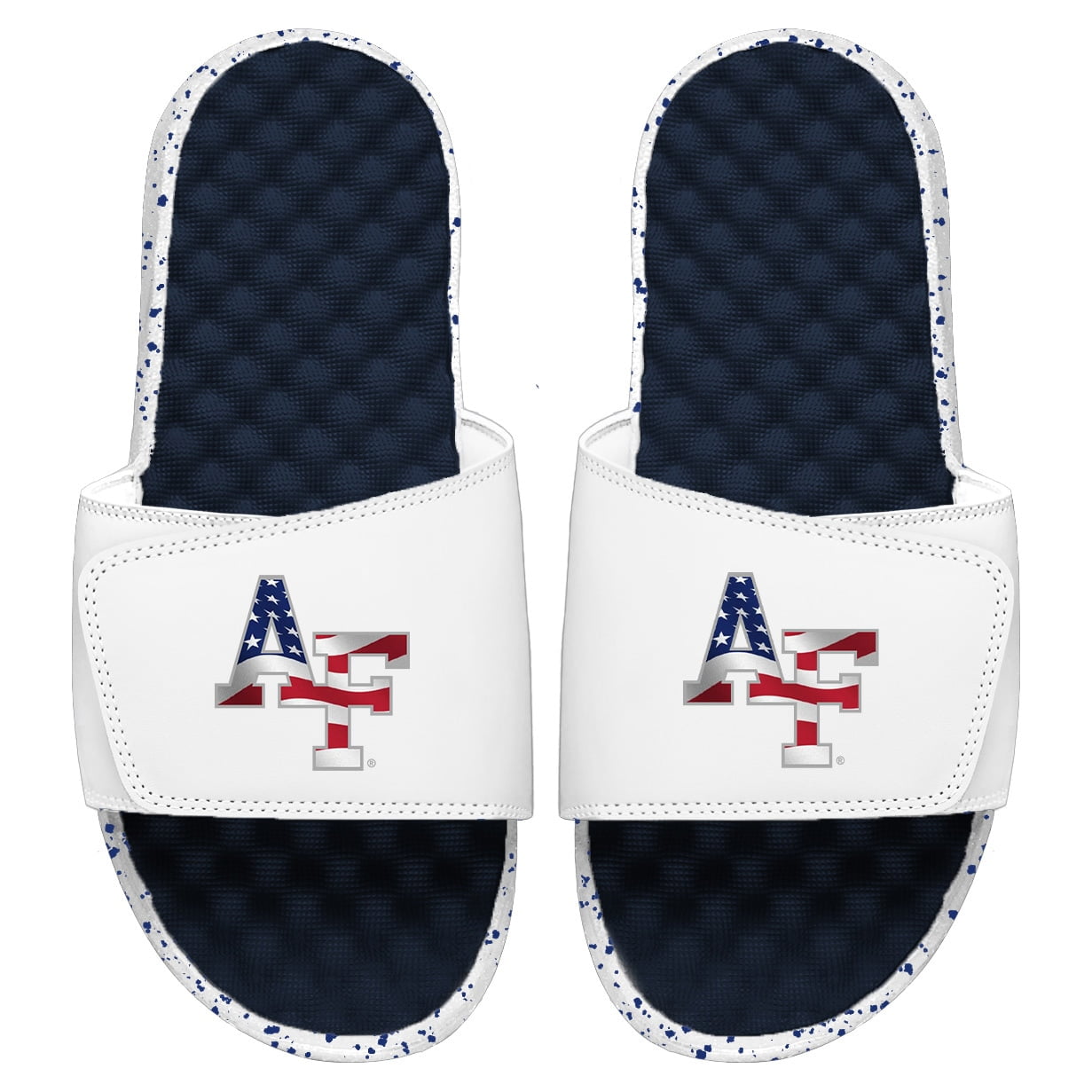 Youth ISlide Navy/White Air Force Falcons Americana Slide Sandals ...