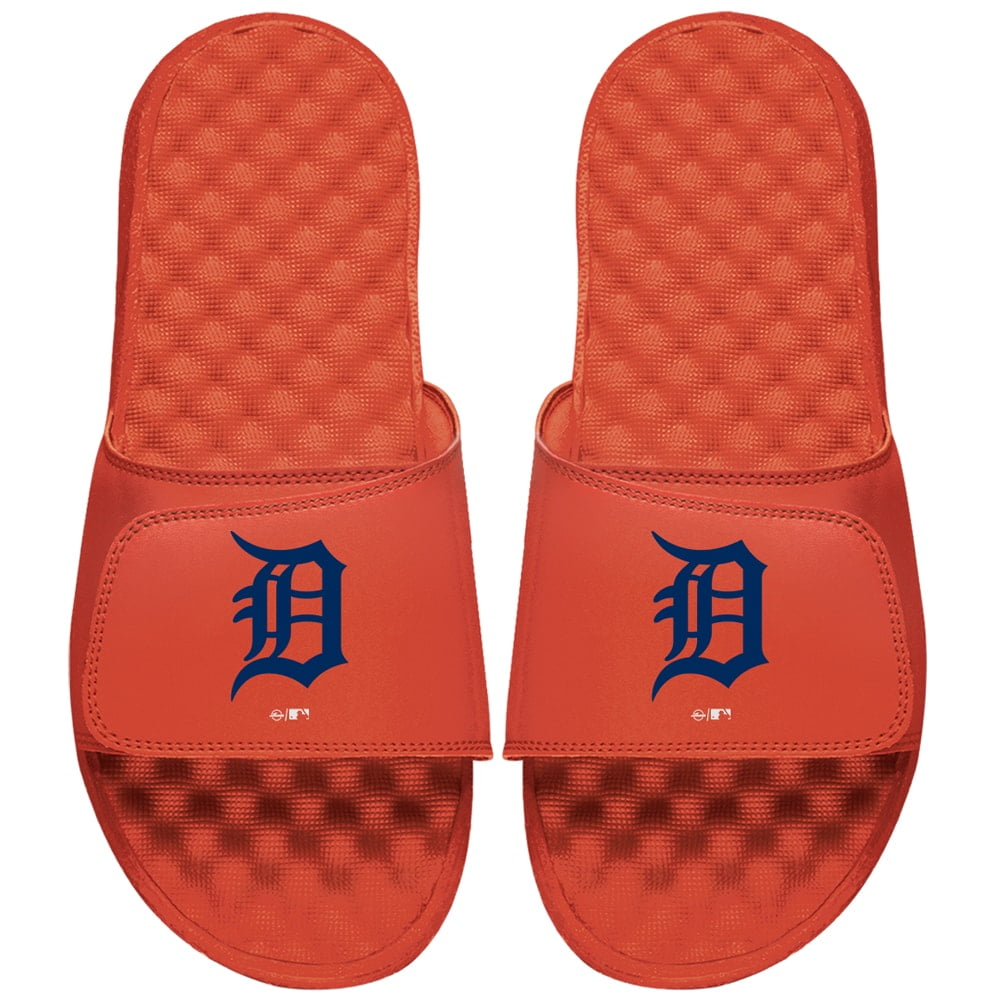 Youth ISlide Orange Detroit Tigers Primary Logo Slide Sandals - Walmart.com