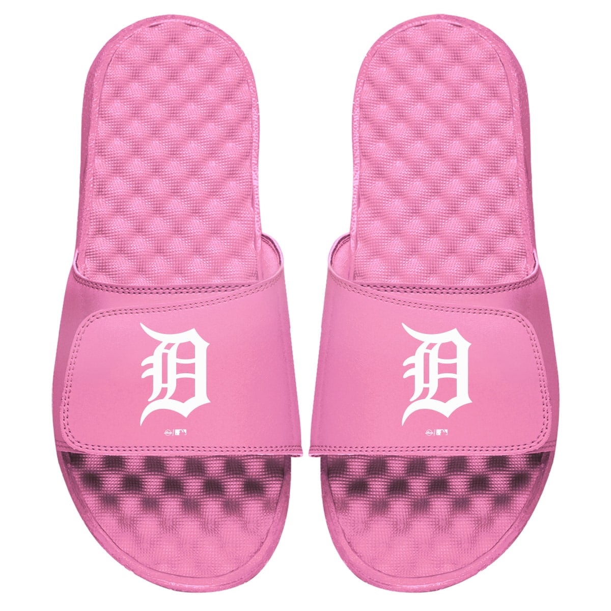 Youth ISlide Pink Detroit Tigers Primary Logo Slide Sandals - Walmart.com