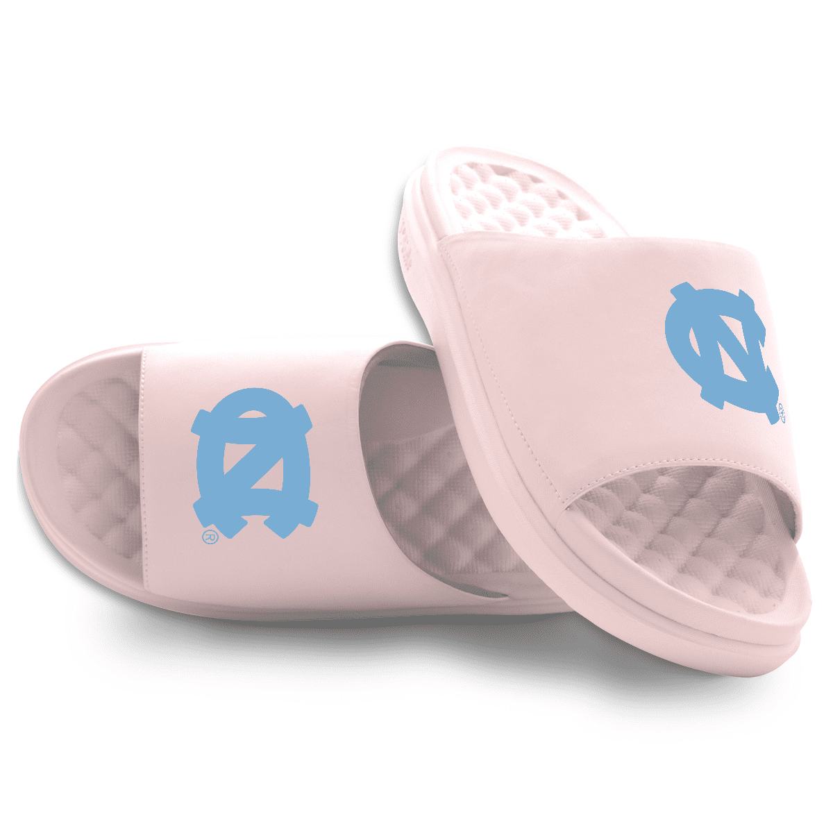 Youth ISlide Pink North Carolina Tar Heels Primary Motive Slide Sandals ...