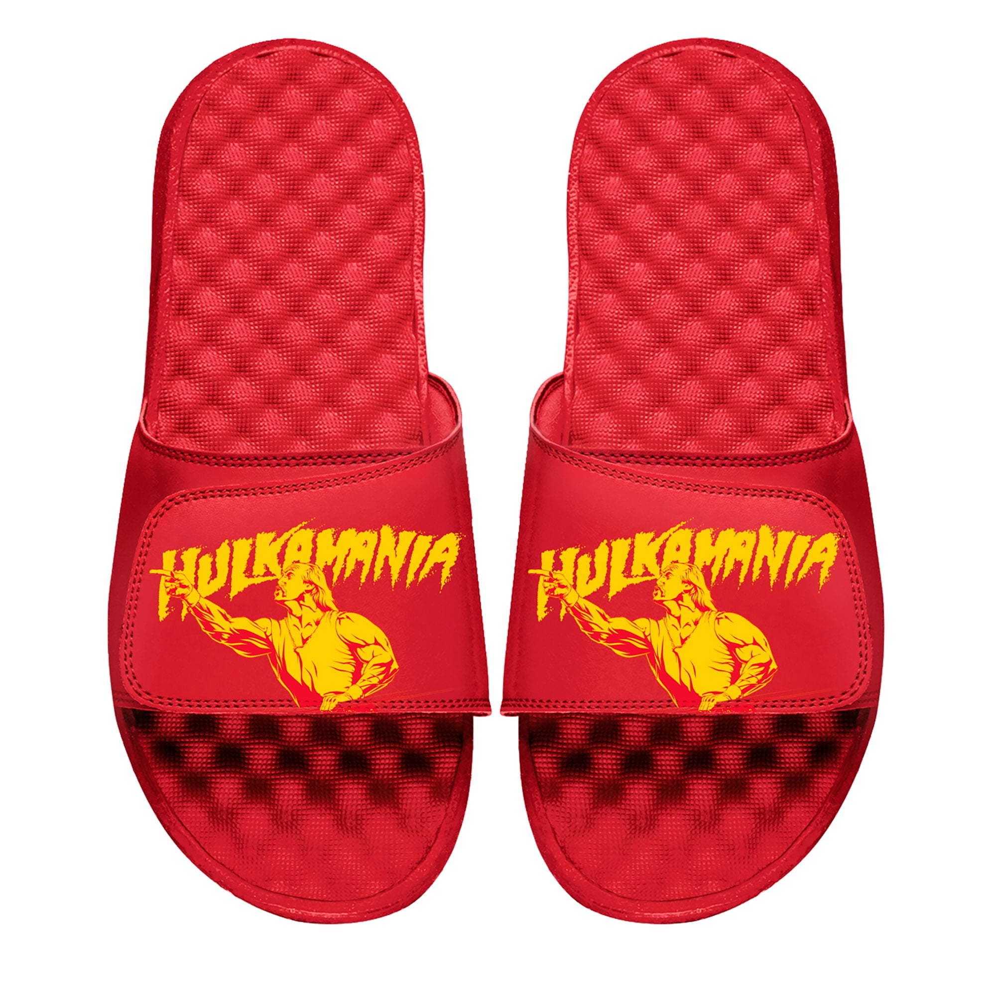 Youth ISlide Red Hulk Hogan Hulkamania Slide Sandals - Walmart.com