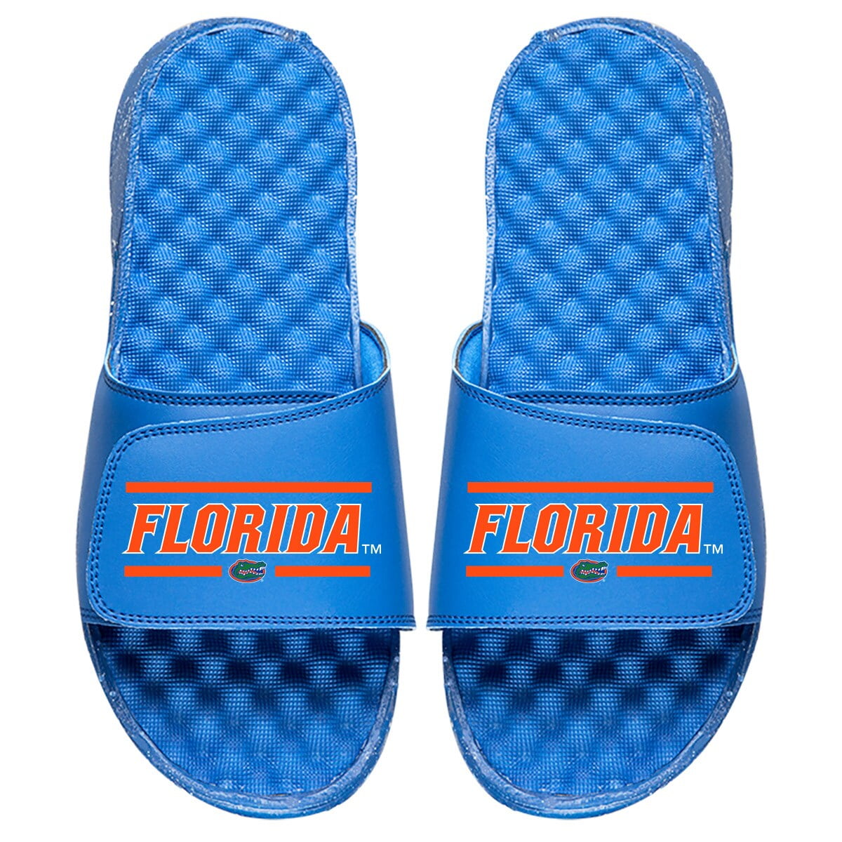 Youth ISlide Royal Florida Gators Football Bar Logo Slide Sandals ...