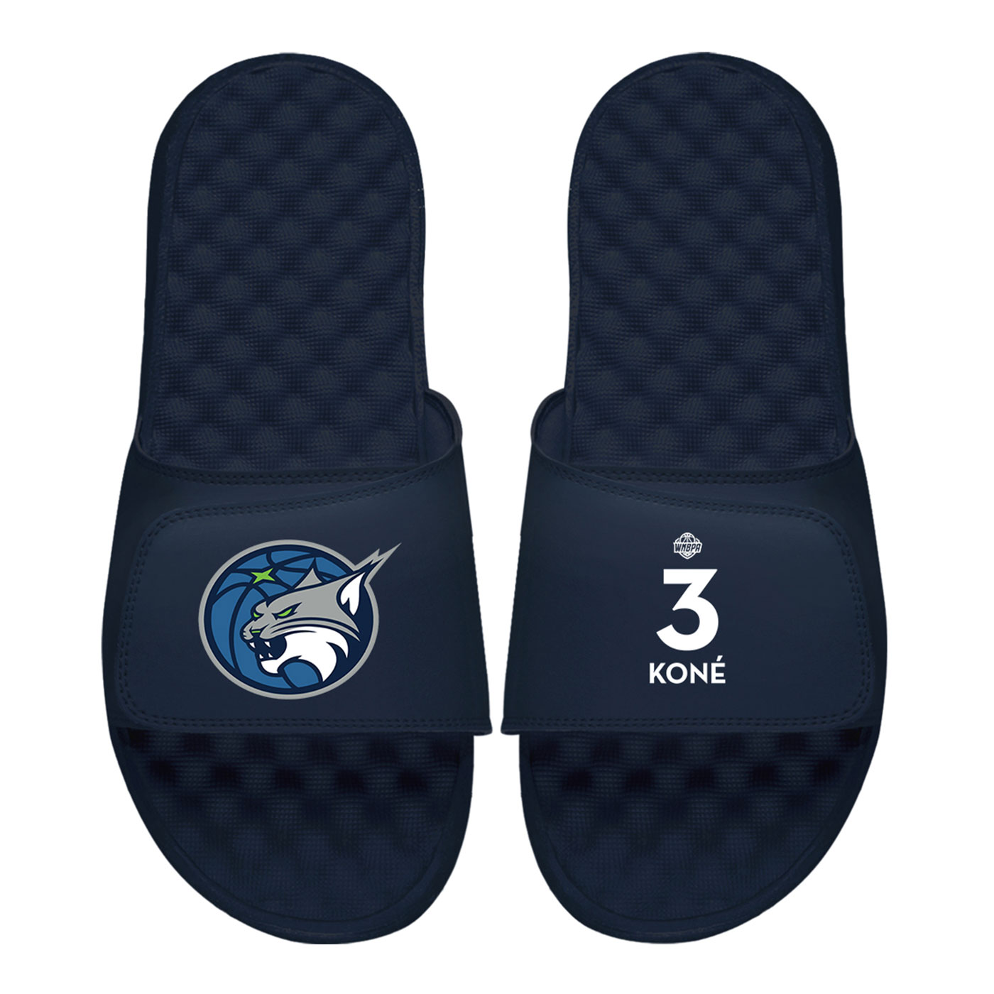 Youth ISlide Sika Kon- Navy Minnesota Lynx Logo Split Slide Sandals ...