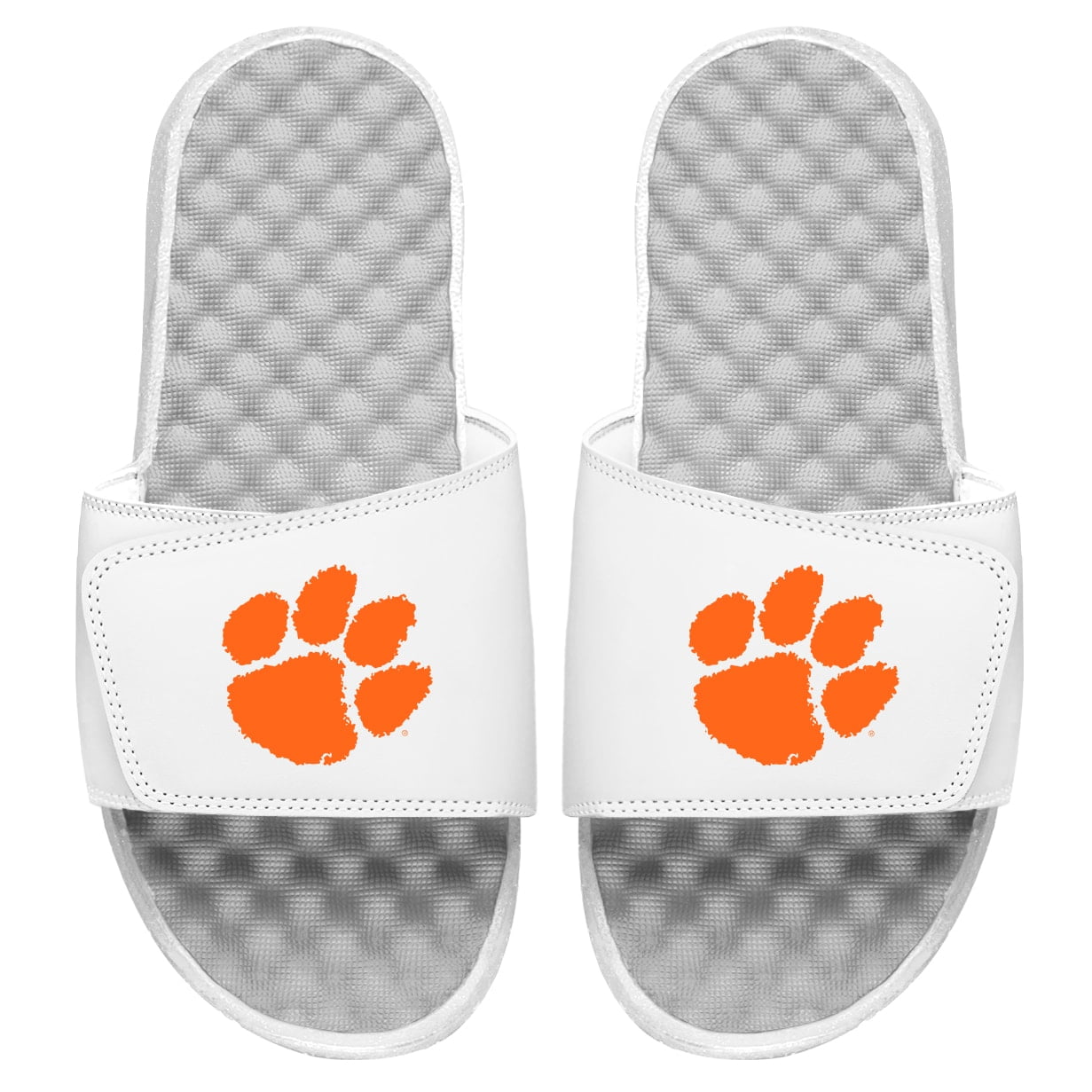 Youth ISlide White Clemson Tigers Primary Logo Slide Sandals - Walmart.com