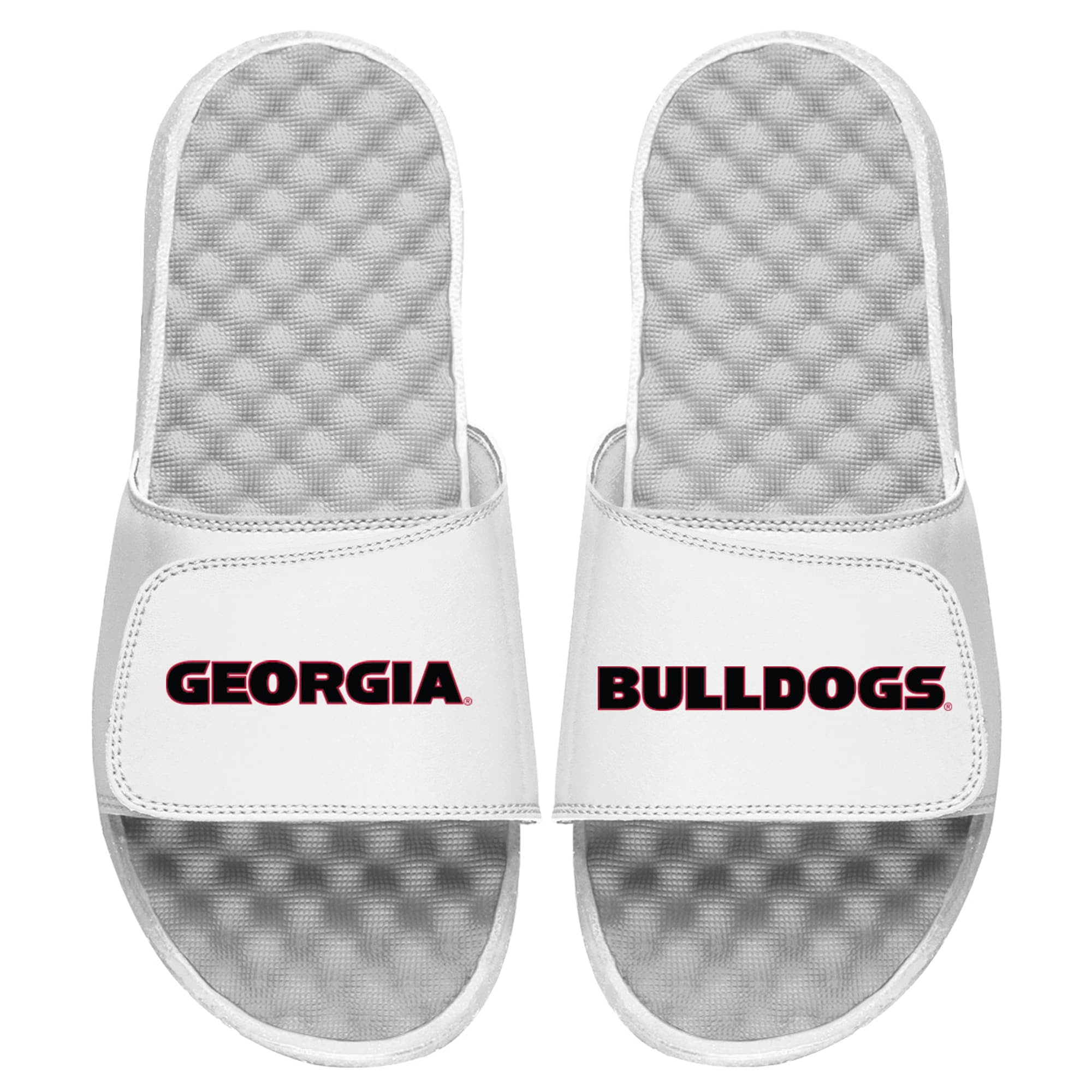 Youth ISlide White Georgia Bulldogs Wordmark Slide Sandals - Walmart.com