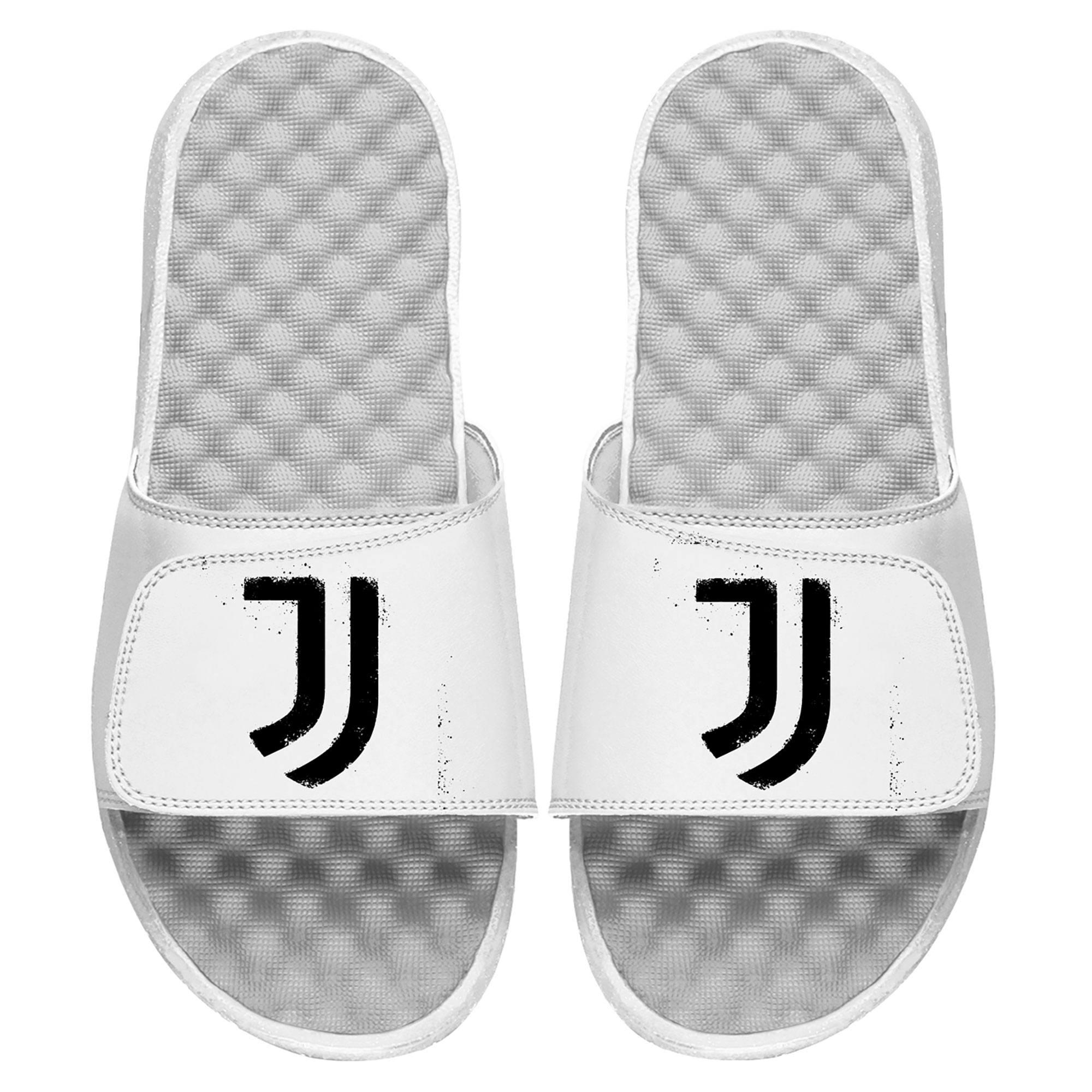 Youth ISlide White Juventus Distressed Logo Slide Sandals - Walmart.com