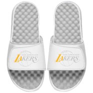 Youth ISlide Black Los Angeles Lakers Primary Logo Motto Slide Sandals ...