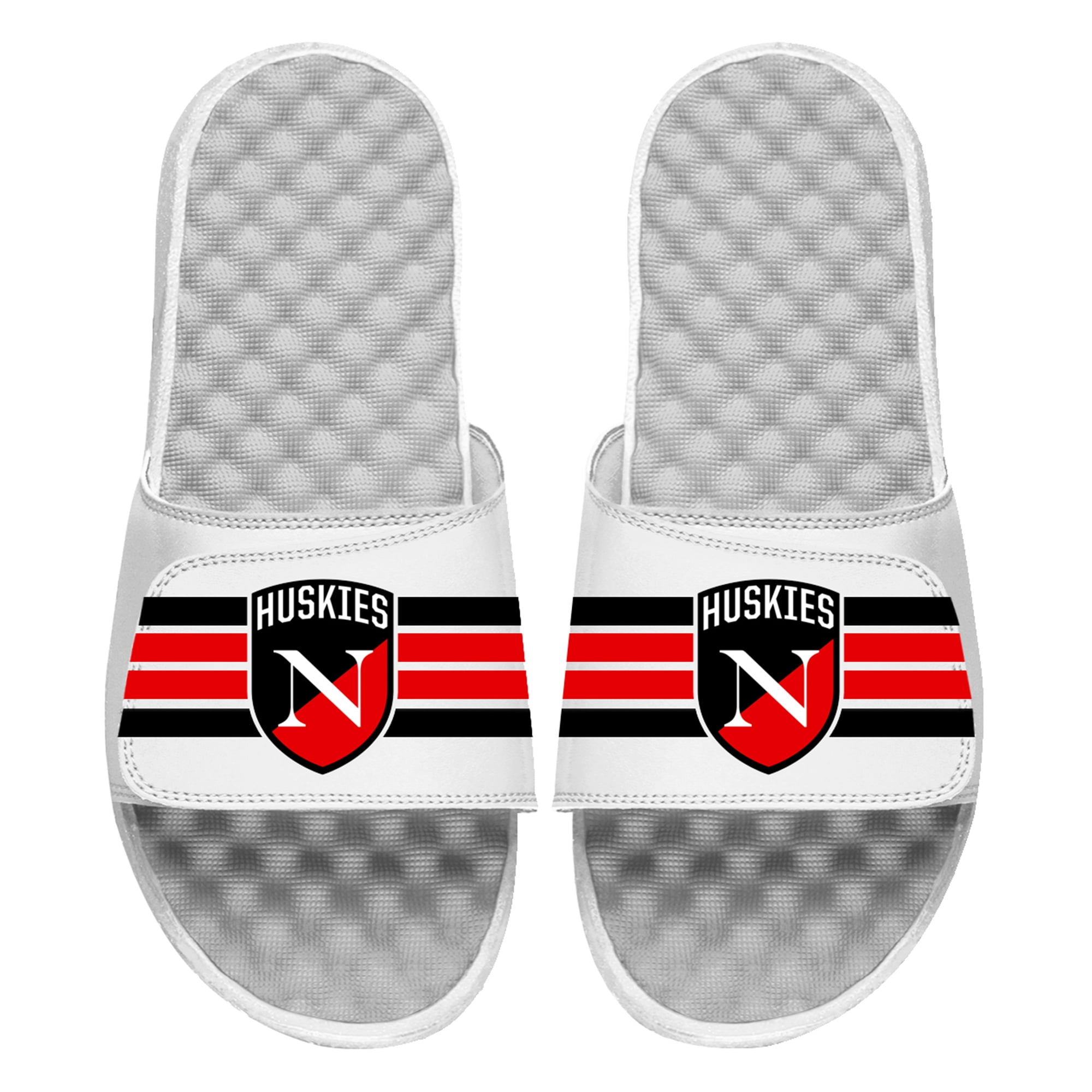 Youth ISlide White Northeastern Huskies Stripes Slide Sandals - Walmart.com