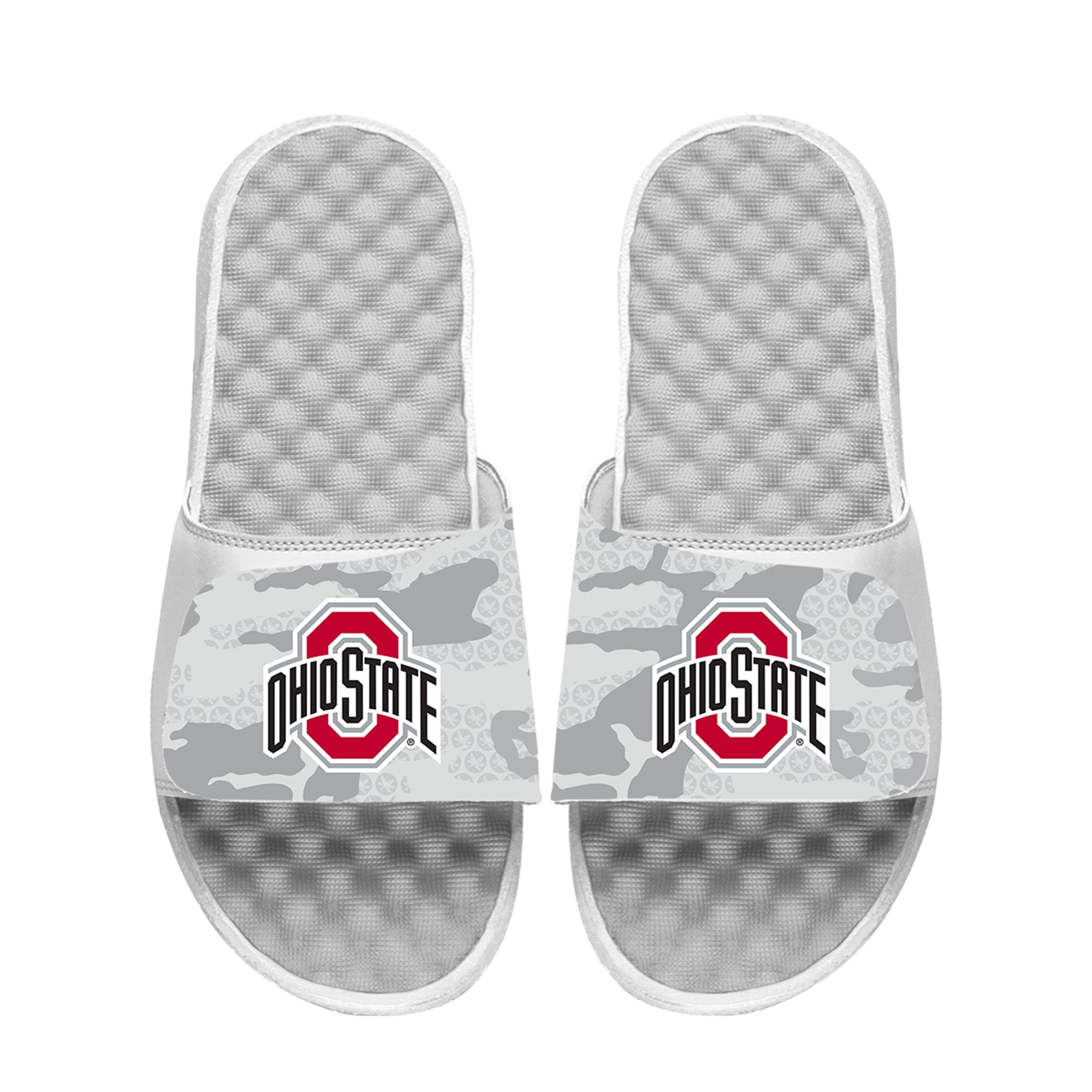 Youth ISlide White Ohio State Buckeyes Logo Camo Slide Sandals ...