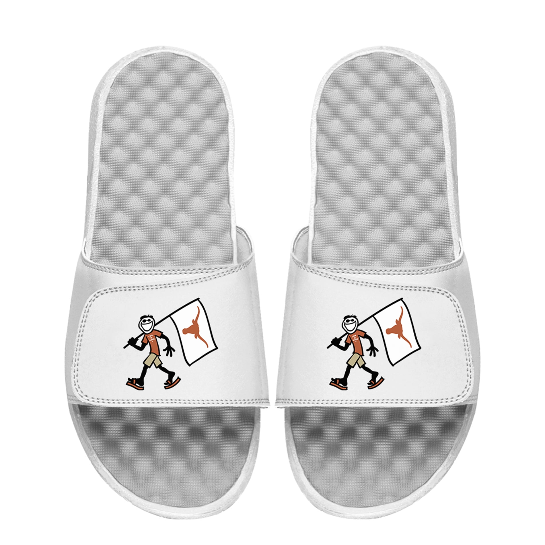 Youth-ISlide White Texas Longhorns Life is Good Slide Sandals - Walmart.com