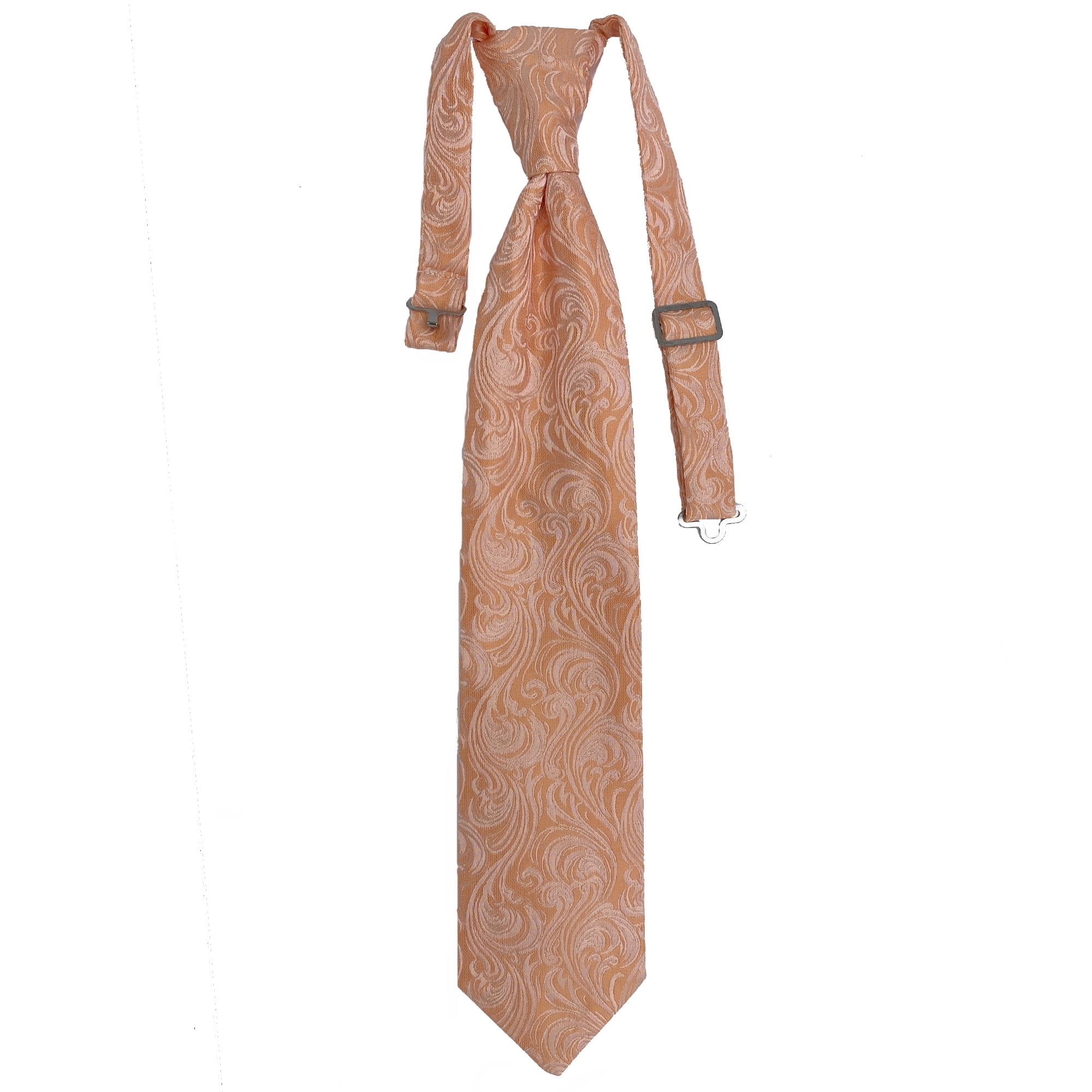 Youth Imperial Peach Formal Satin Pre-Tied Neck Tie in a Variety of ...