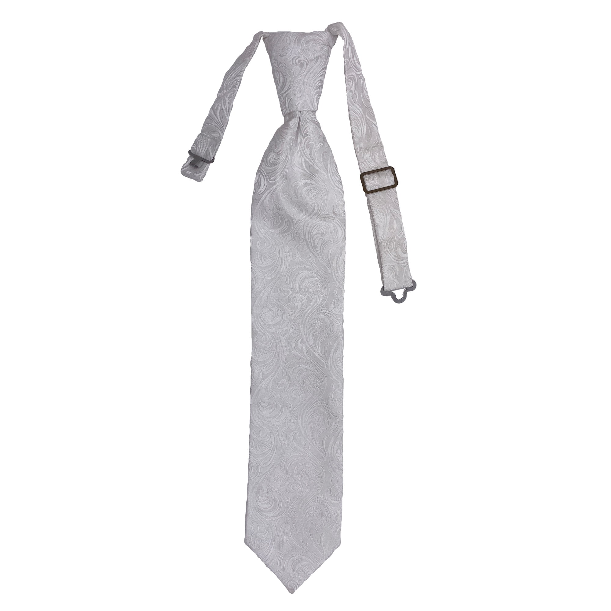 Youth Imperial White Formal Satin Pre-Tied Neck Tie in a Variety of ...