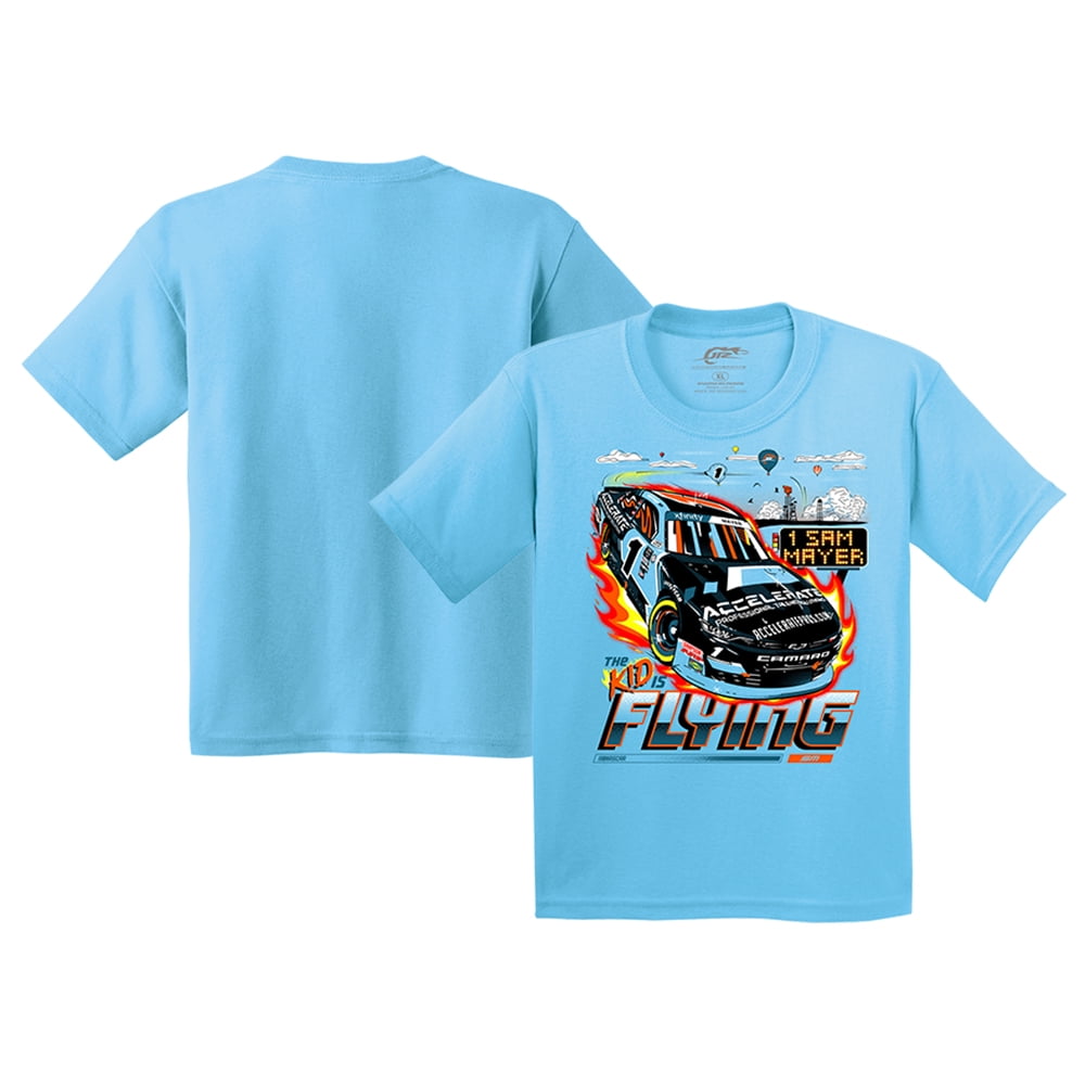 Youth JR Motorsports Official Team Apparel Powder Blue Sam Mayer ...