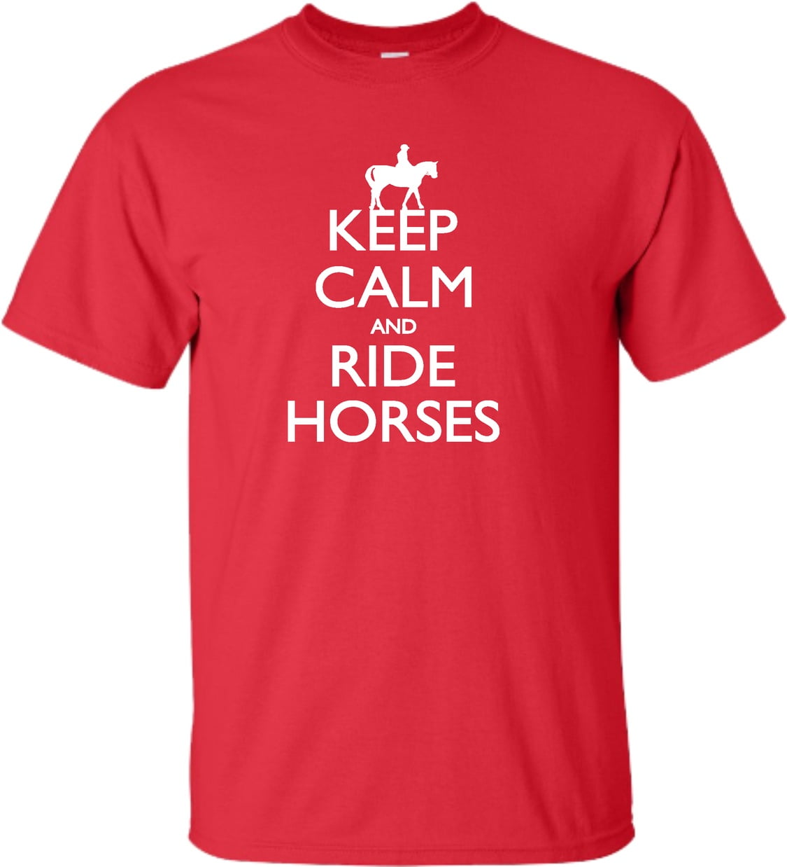 Youth Keep Calm And Ride Horses Equestrian Horse Lovers T-Shirt ...
