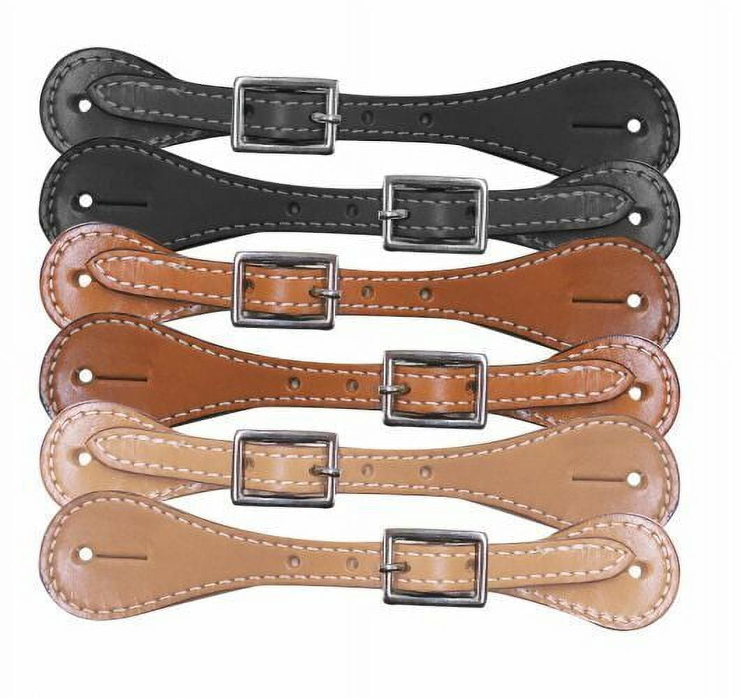 Youth Leather Spur Straps w/ Nickel Plated Buckles - Walmart.com