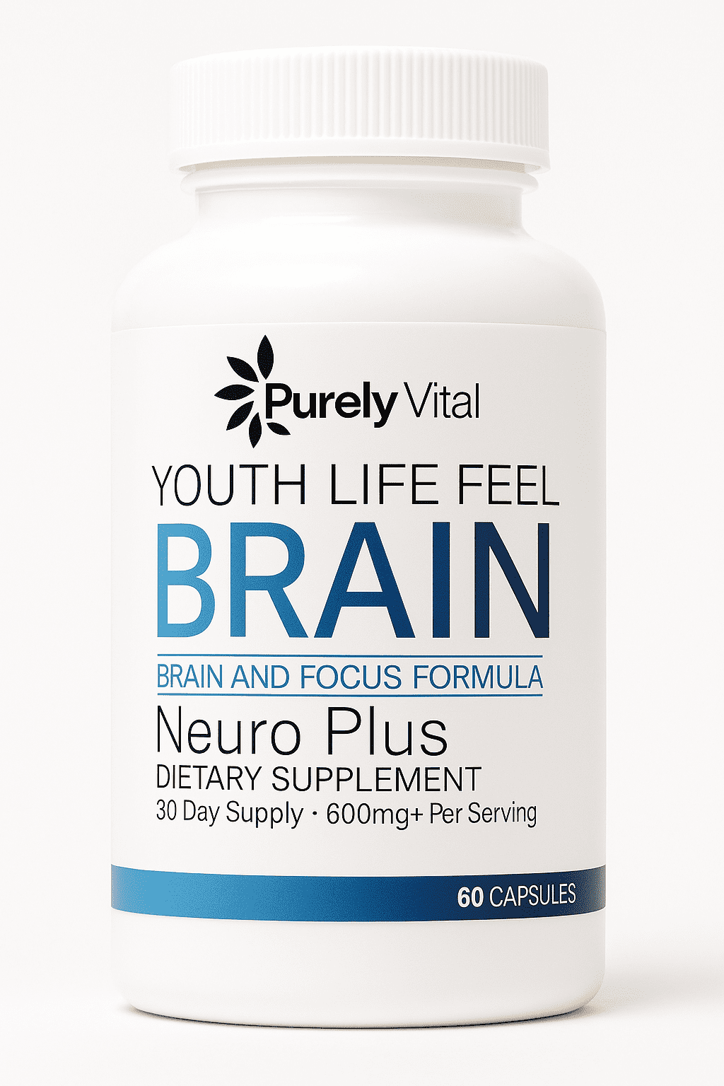 Youth Life Feel Brain Max Cognitive Support Supplement, Nootropic ...