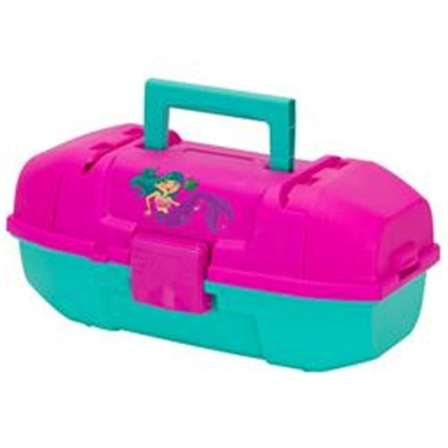 Youth Mermaid Tackle Box, Pink & Turquoise - Walmart.com