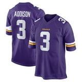 Youth Minnesota Addison 3 Purple Sports Player Game Stitched Name ...