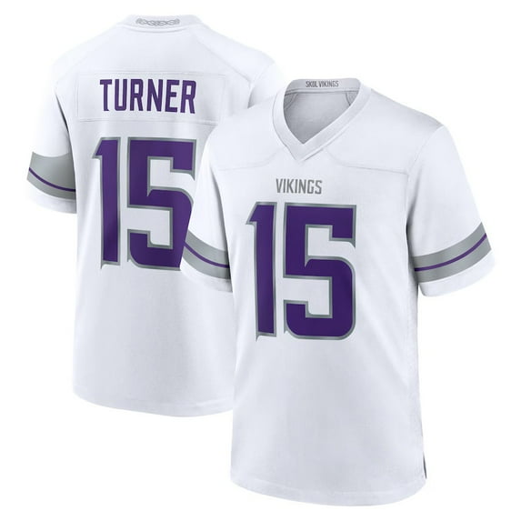 Youth Minnesota Turner 15 White Alternate Sports Player Game Stitched ...